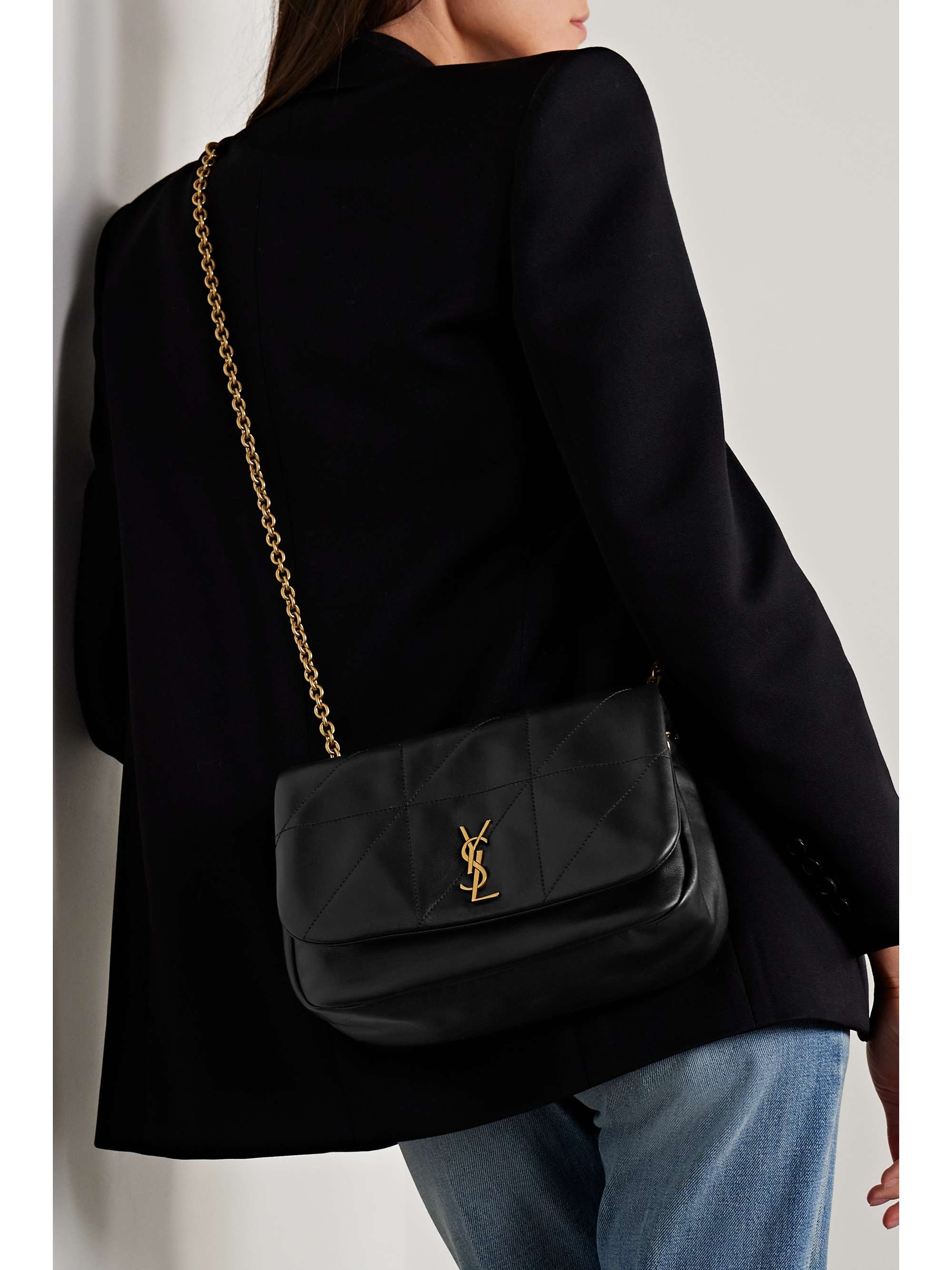 SAINT LAURENT Jamie 4.3 small quilted leather shoulder bag | NET-A-PORTER SAINT LAURENT Jamie 4.3 small quilted leather shoulder bag | NET-A-PORTER