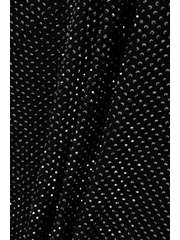 SELF-PORTRAIT Gathered crystal-embellished mesh midi dress | NET-A-PORTER