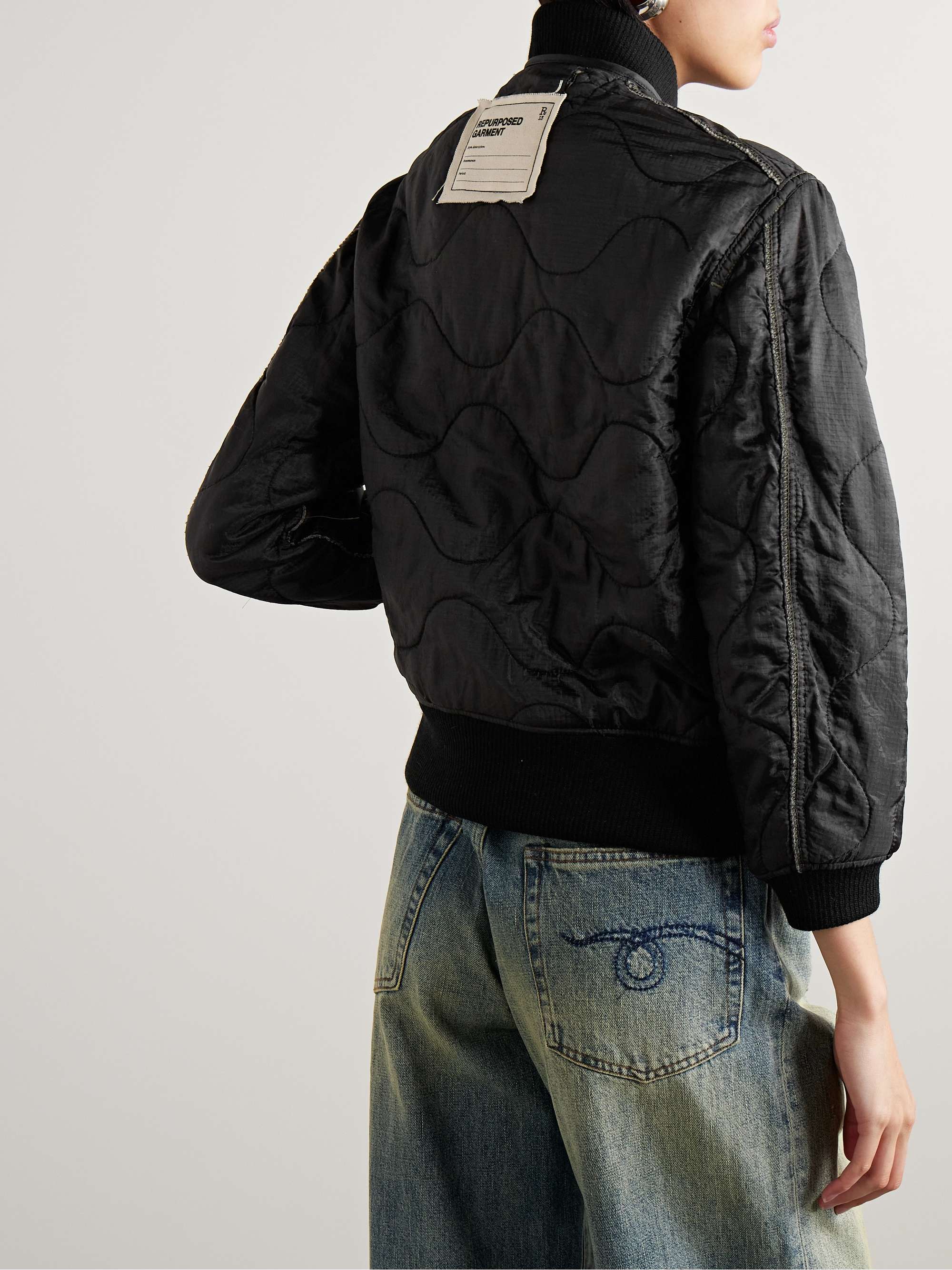 R13 Quilted ripstop bomber jacket | NET-A-PORTER