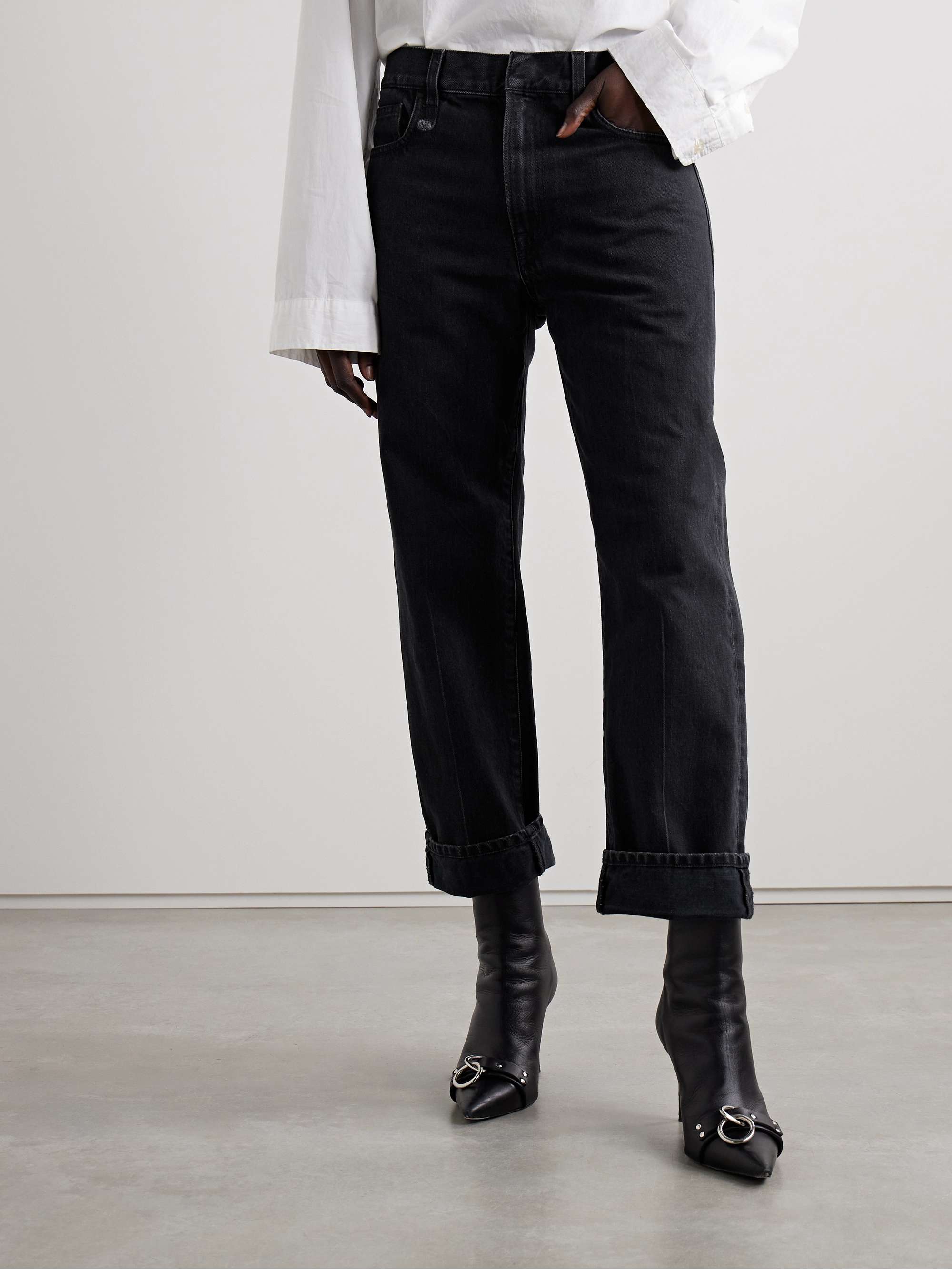 R13 Romeo high-rise straight-leg jeans | NET-A-PORTER