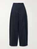 ACNE STUDIOS Cotton-drill straight-leg pants | NET-A-PORTER