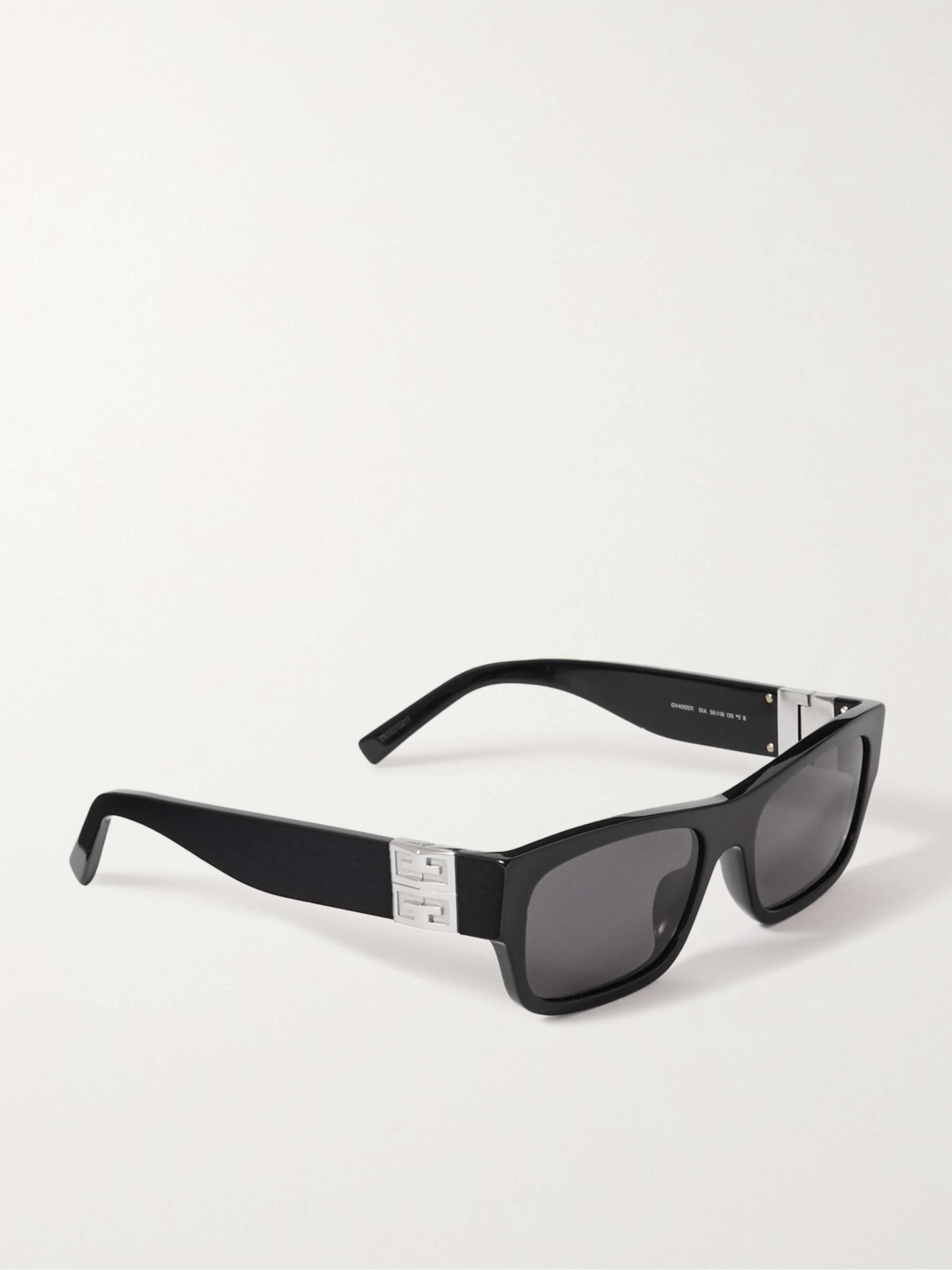 GIVENCHY EYEWEAR 4G rectangular-frame acetate sunglasses | NET-A-PORTER