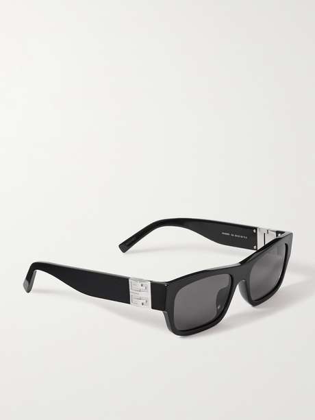 GIVENCHY EYEWEAR 4G rectangular-frame acetate sunglasses | NET-A-PORTER