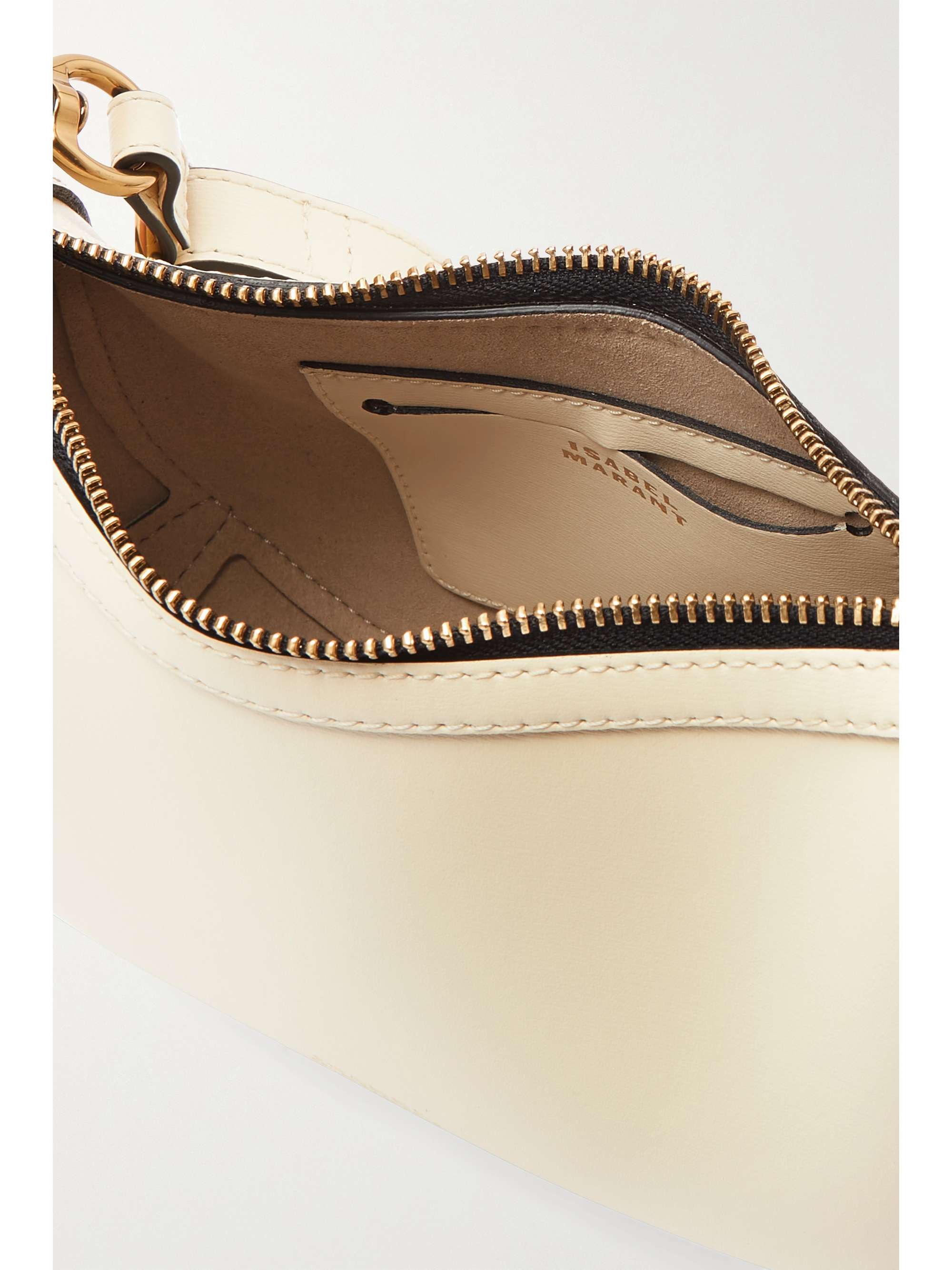 ISABEL MARANT Oskan Moon studded leather shoulder bag | NET-A-PORTER