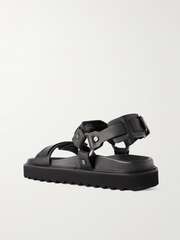 ACNE STUDIOS Embellished leather sandals | NET-A-PORTER