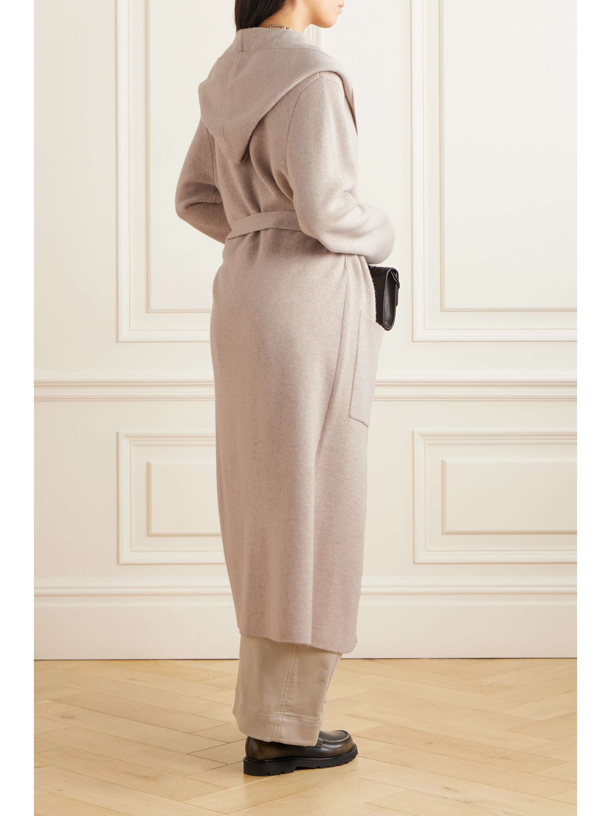 LISA YANG Aiden hooded belted cashmere cardigan | NET-A-PORTER