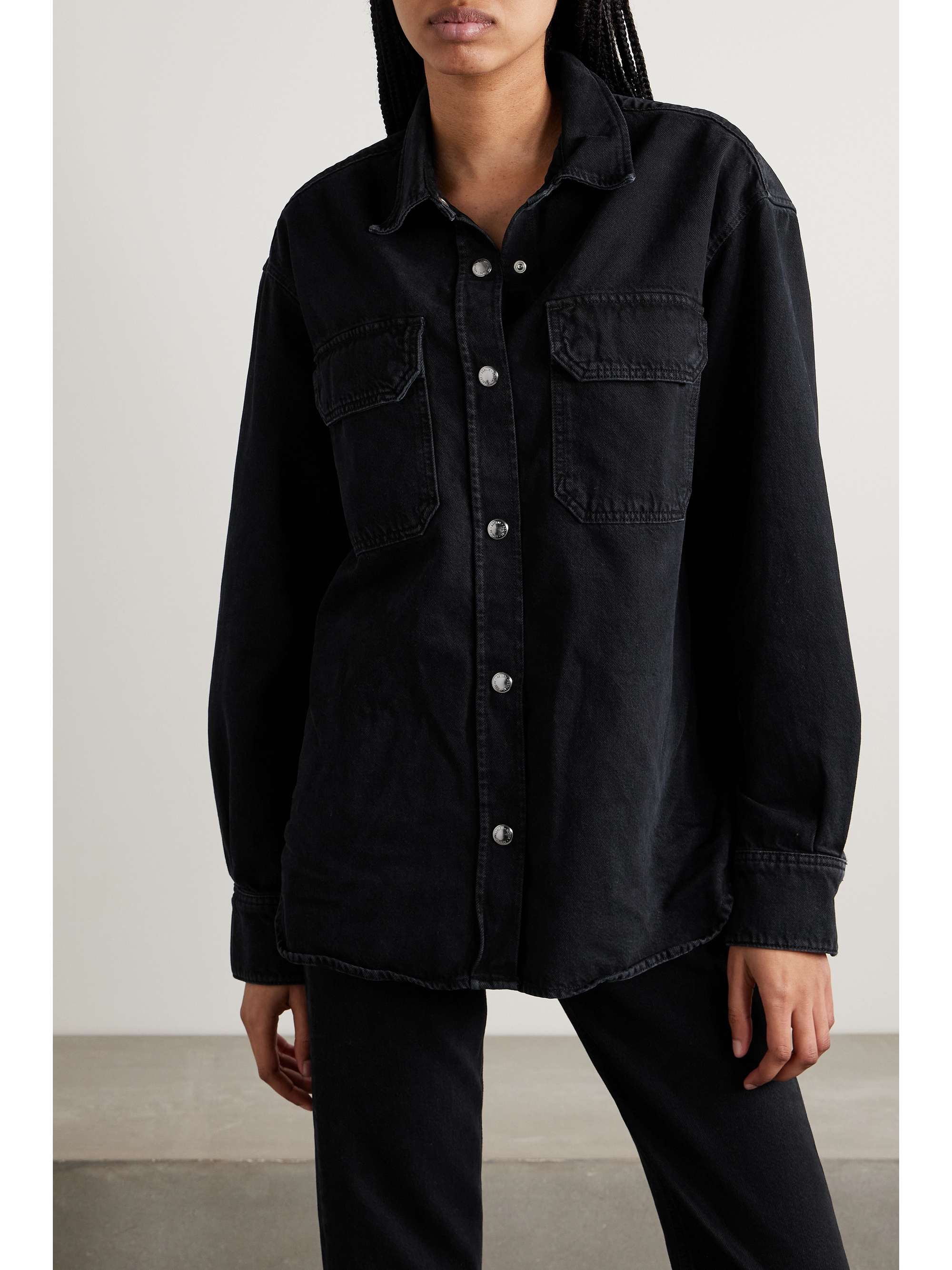 AGOLDE Camryn denim shirt | NET-A-PORTER