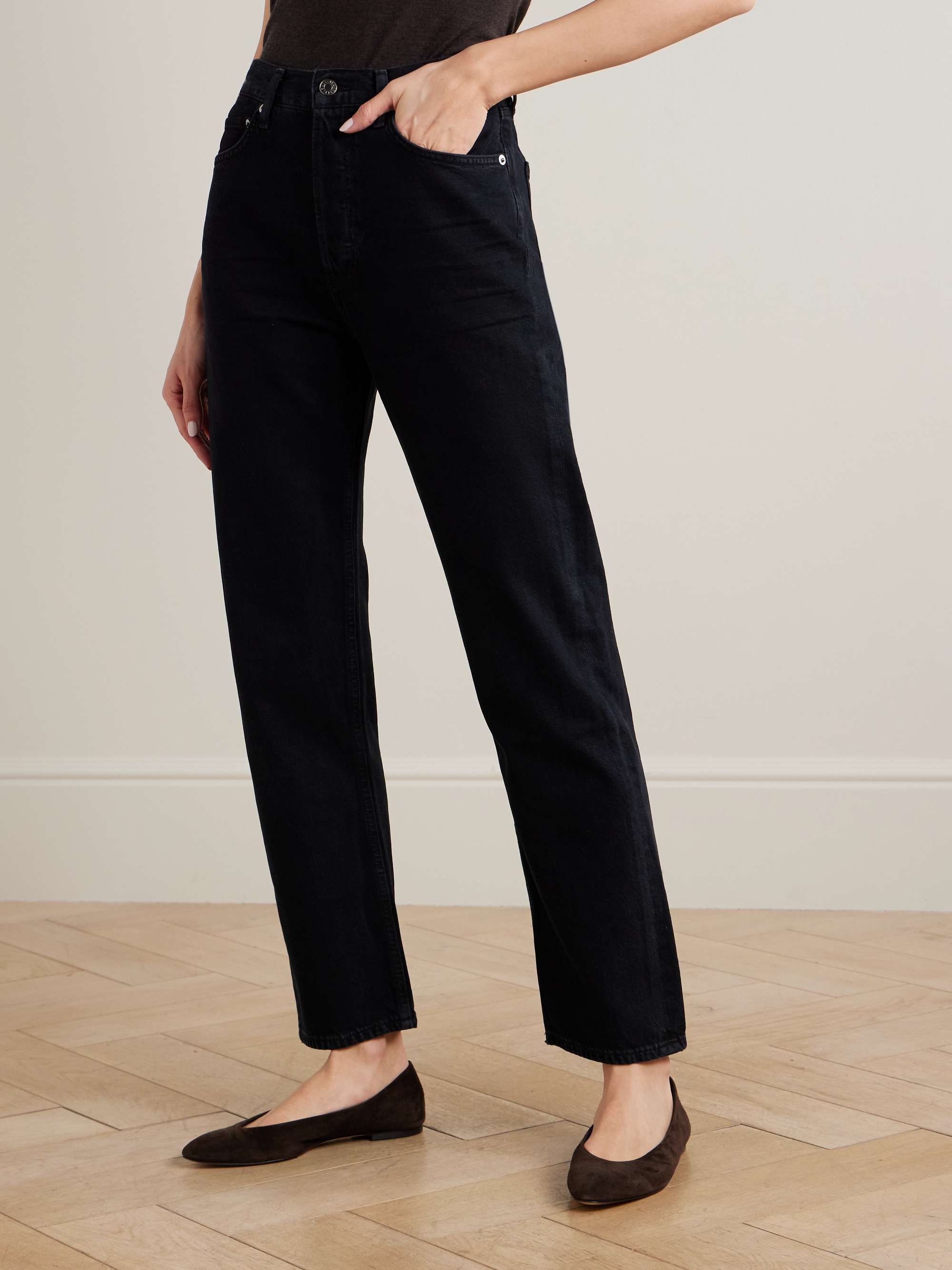 AGOLDE '90s Pinch Waist high-rise straight-leg recycled jeans | NET-A ...