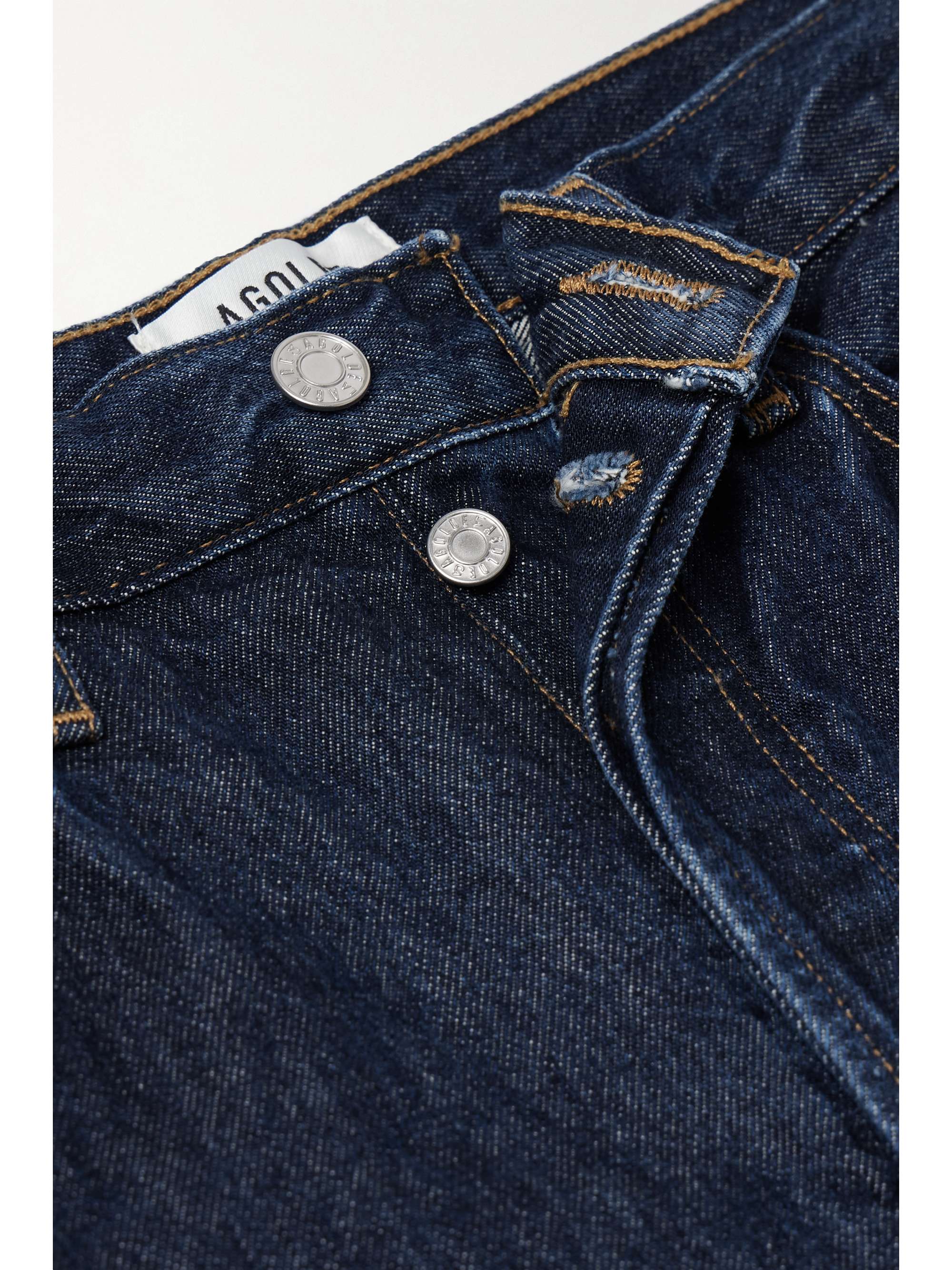 AGOLDE + NET SUSTAIN '90s Pinch Waist Long high-rise straight-leg ...