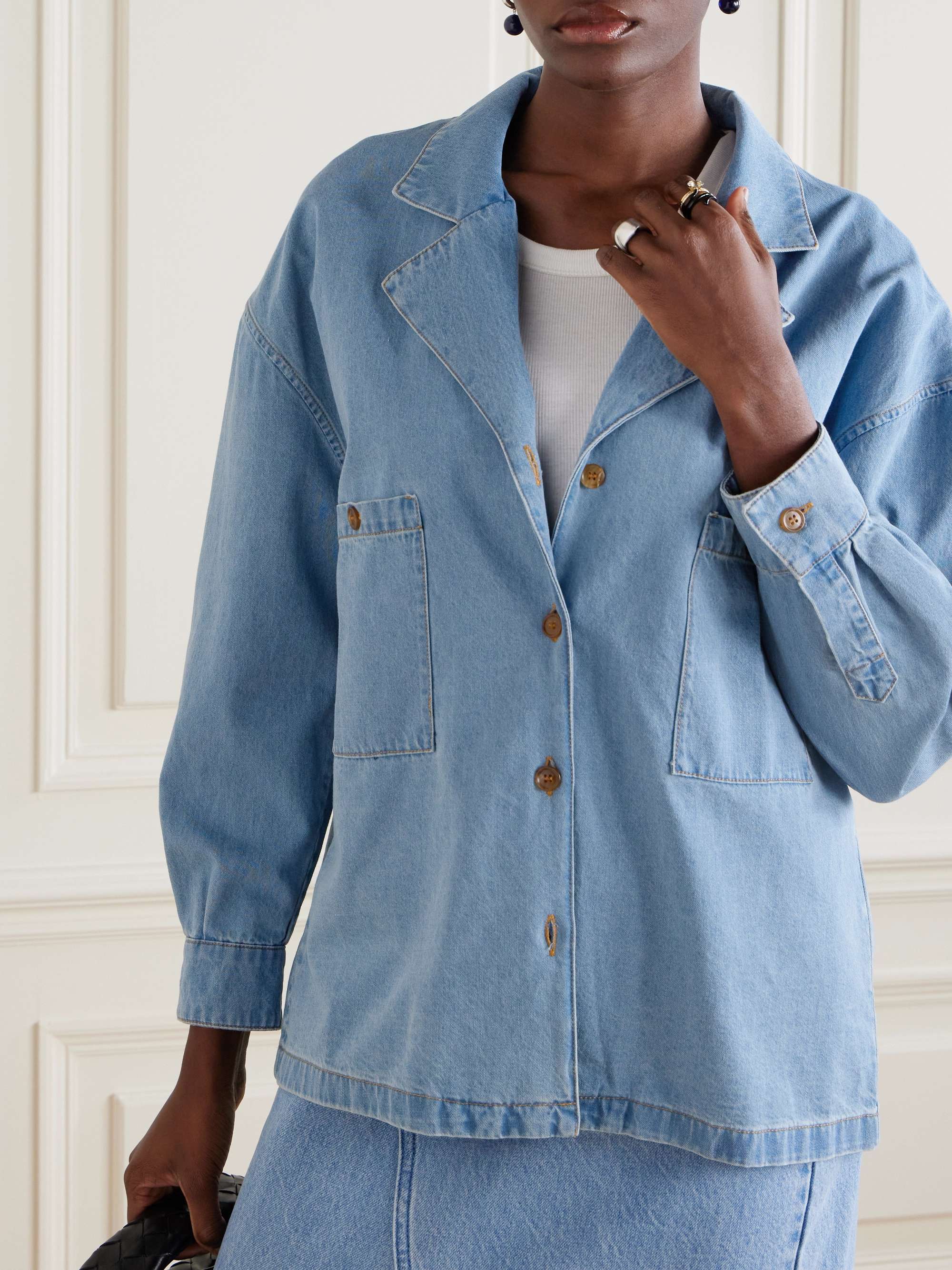 GIULIVA HERITAGE Meryl denim shirt | NET-A-PORTER