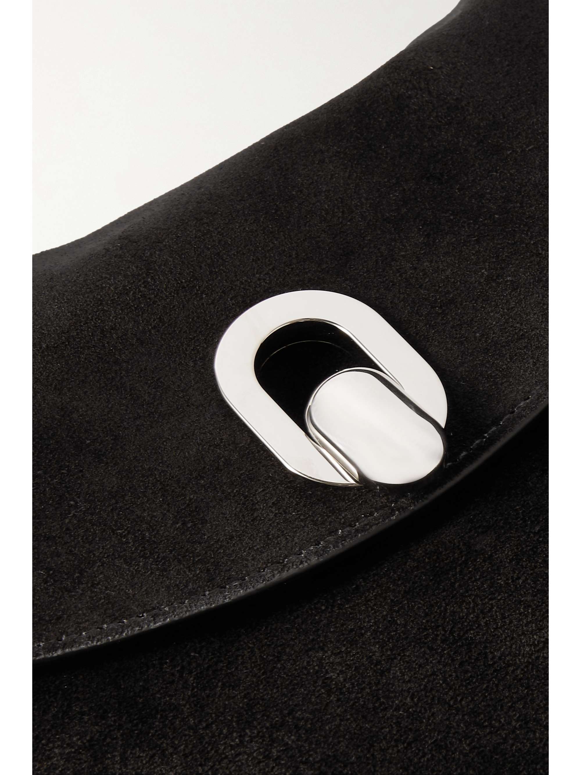 SAVETTE Tondo large suede shoulder bag | NET-A-PORTER