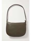 Dark green Tondo small leather shoulder bag | SAVETTE | NET-A-PORTER