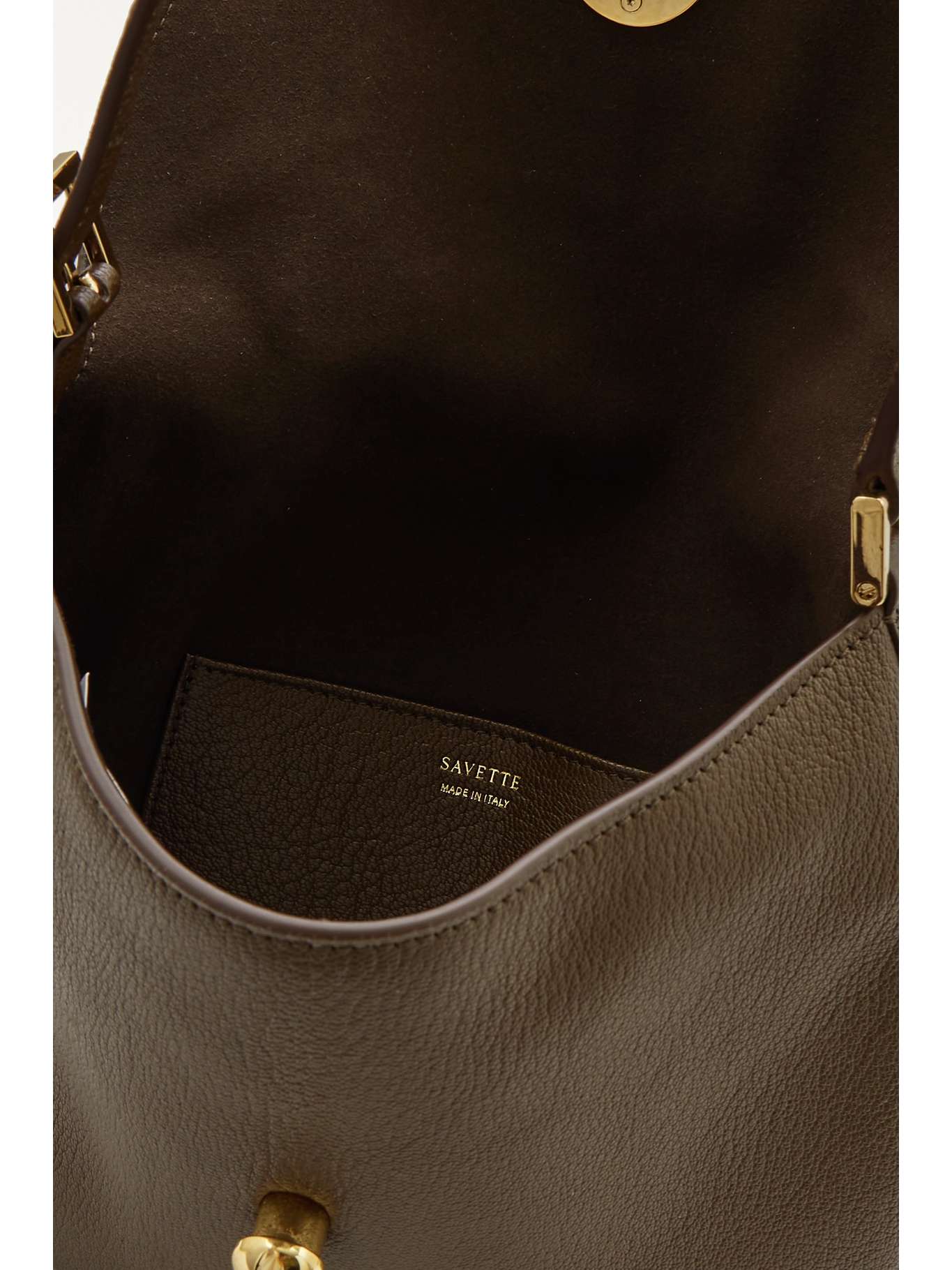 SAVETTE Tondo small leather shoulder bag | NET-A-PORTER