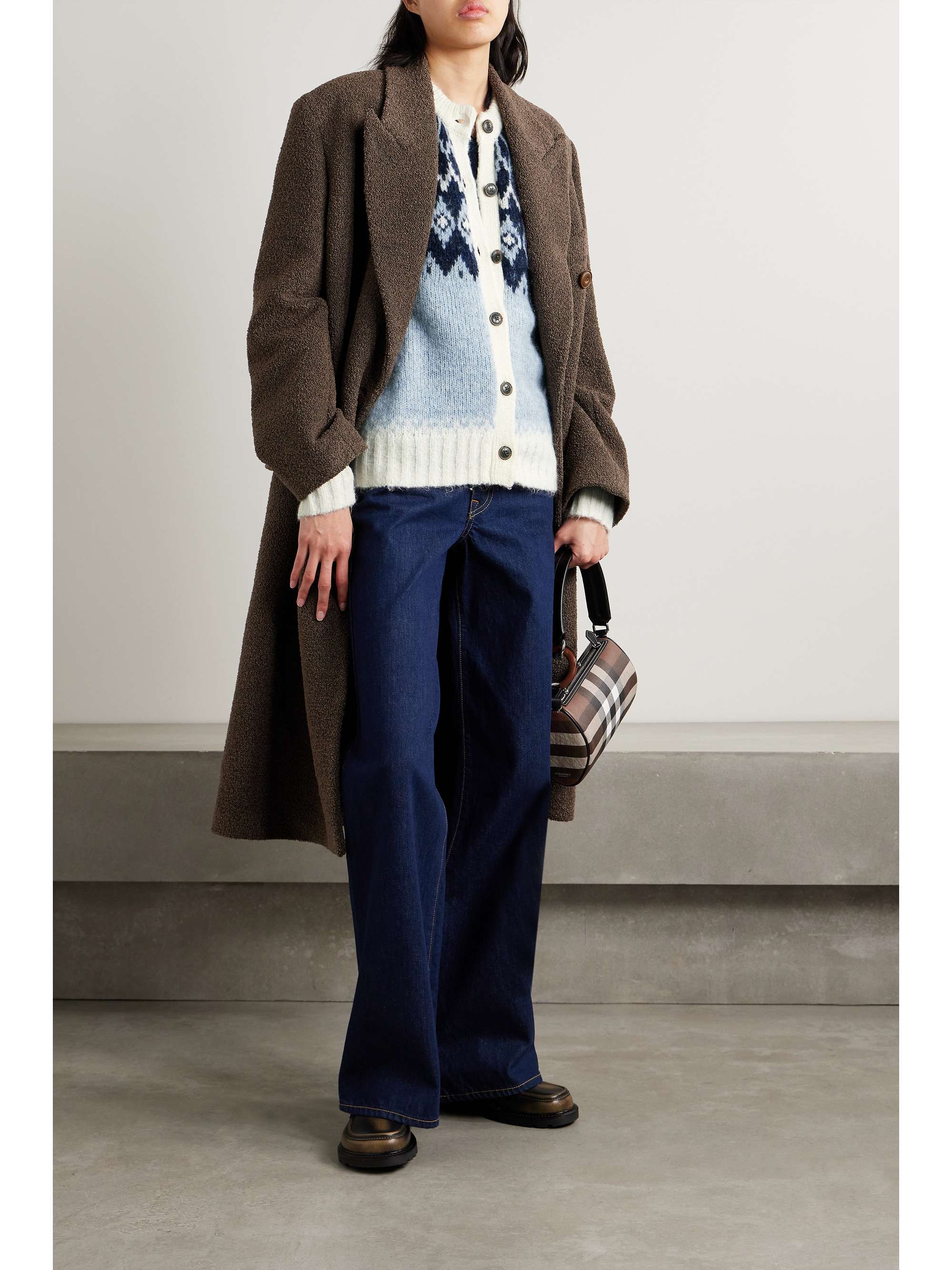 ALEX MILL Ashwood Fair Isle recycled intarsia-knit cardigan | NET-A-PORTER