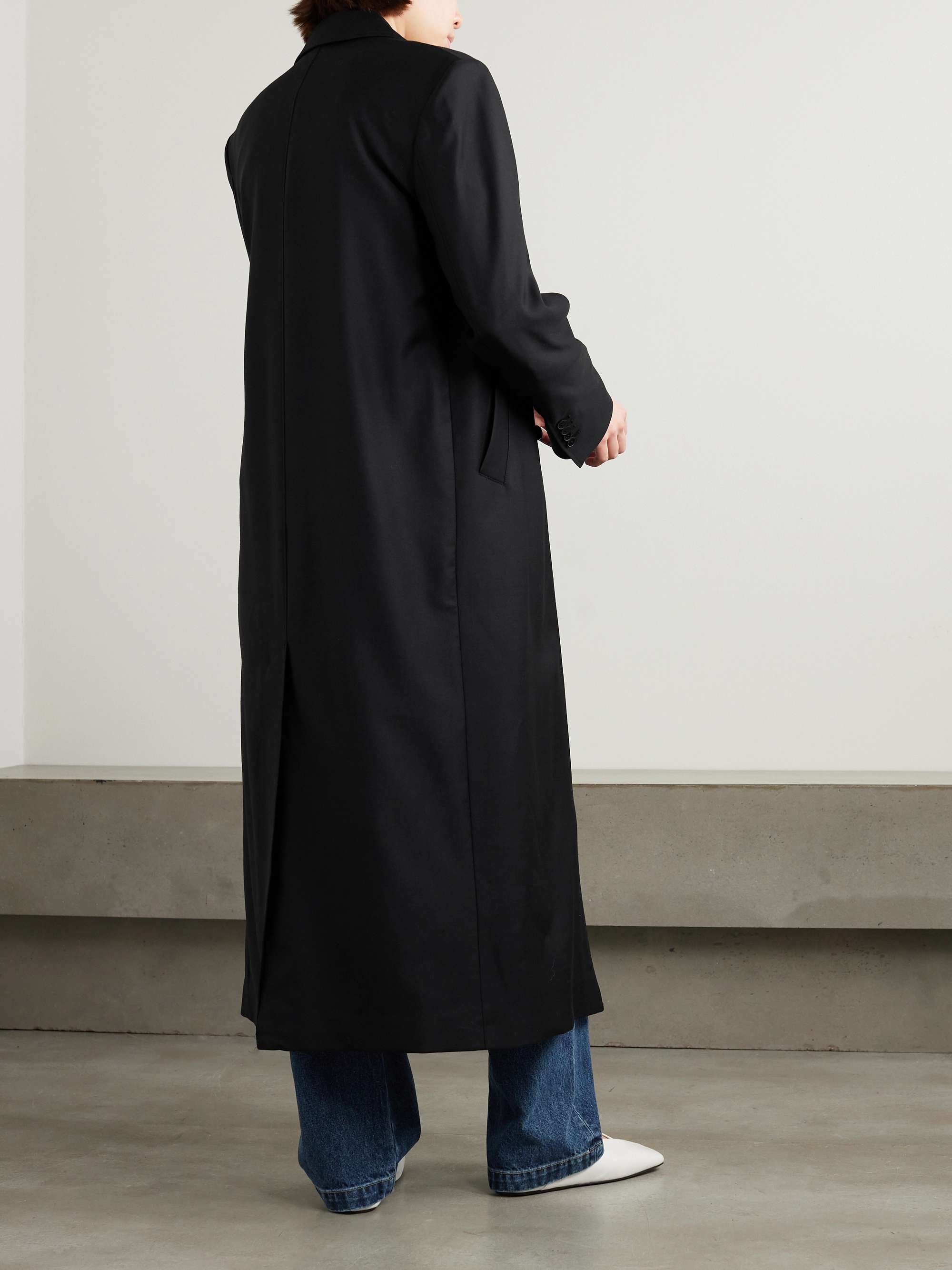 LOULOU STUDIO Maisun 大廓形双排扣羊毛外套 | NET-A-PORTER