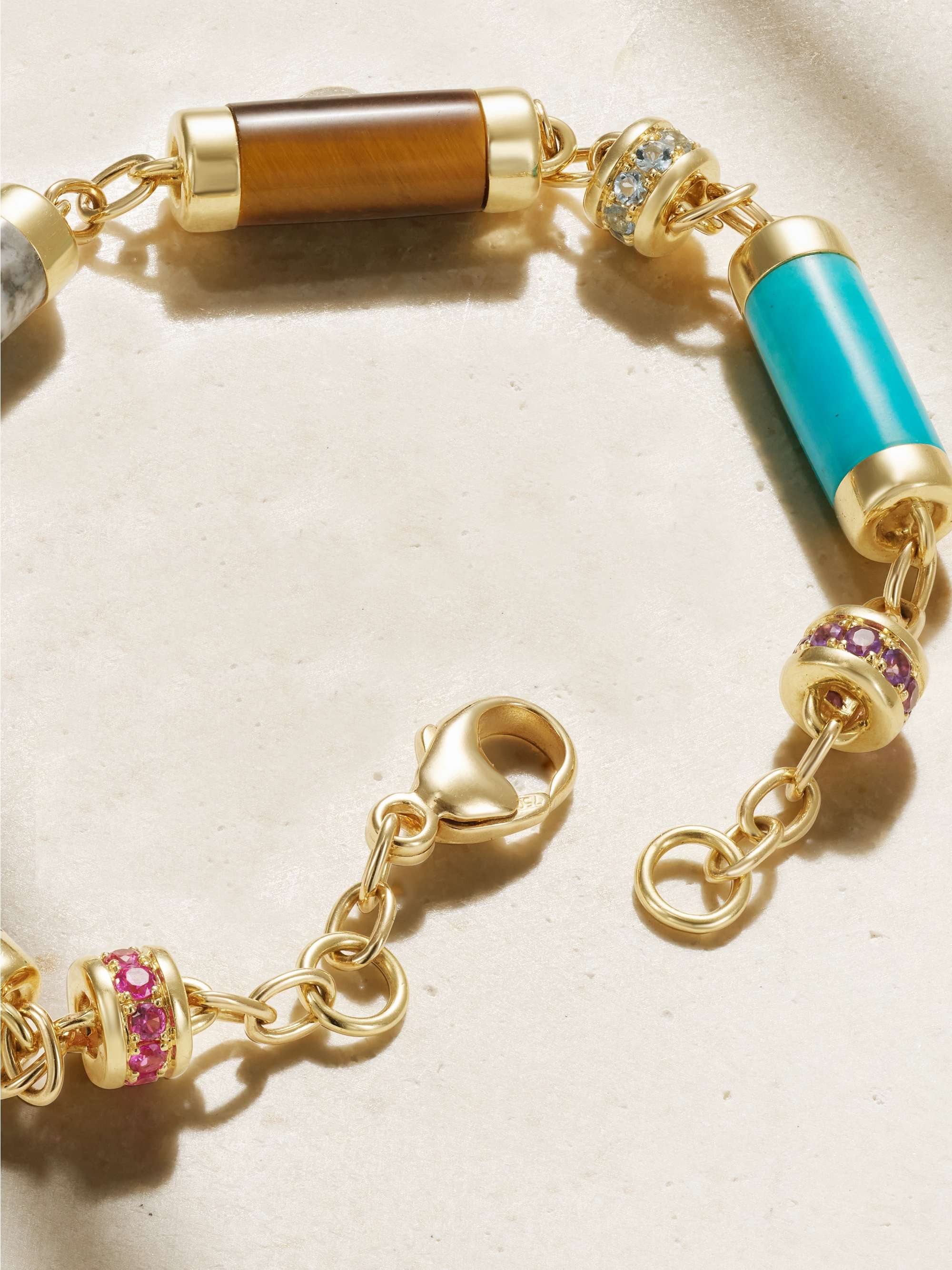 EMILY P. WHEELER + NET SUSTAIN Groove 18-karat recycled gold multi ...