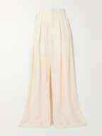 RALPH LAUREN COLLECTION Greer habotai wide-leg pants | NET-A-PORTER