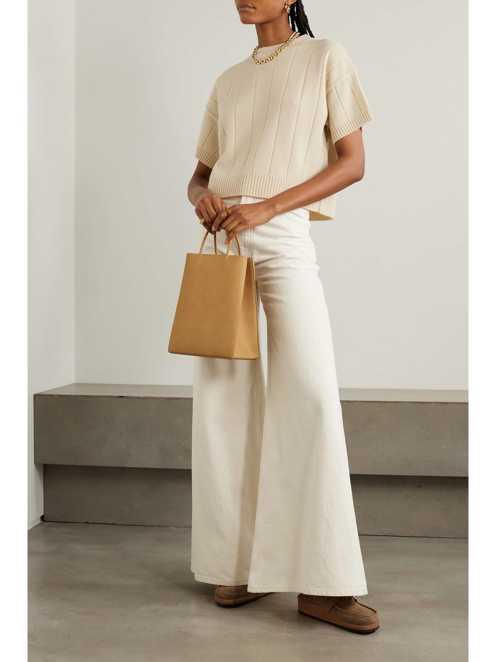 ALLUDE Ribbed wool and cashmere-blend sweater | NET-A-PORTER