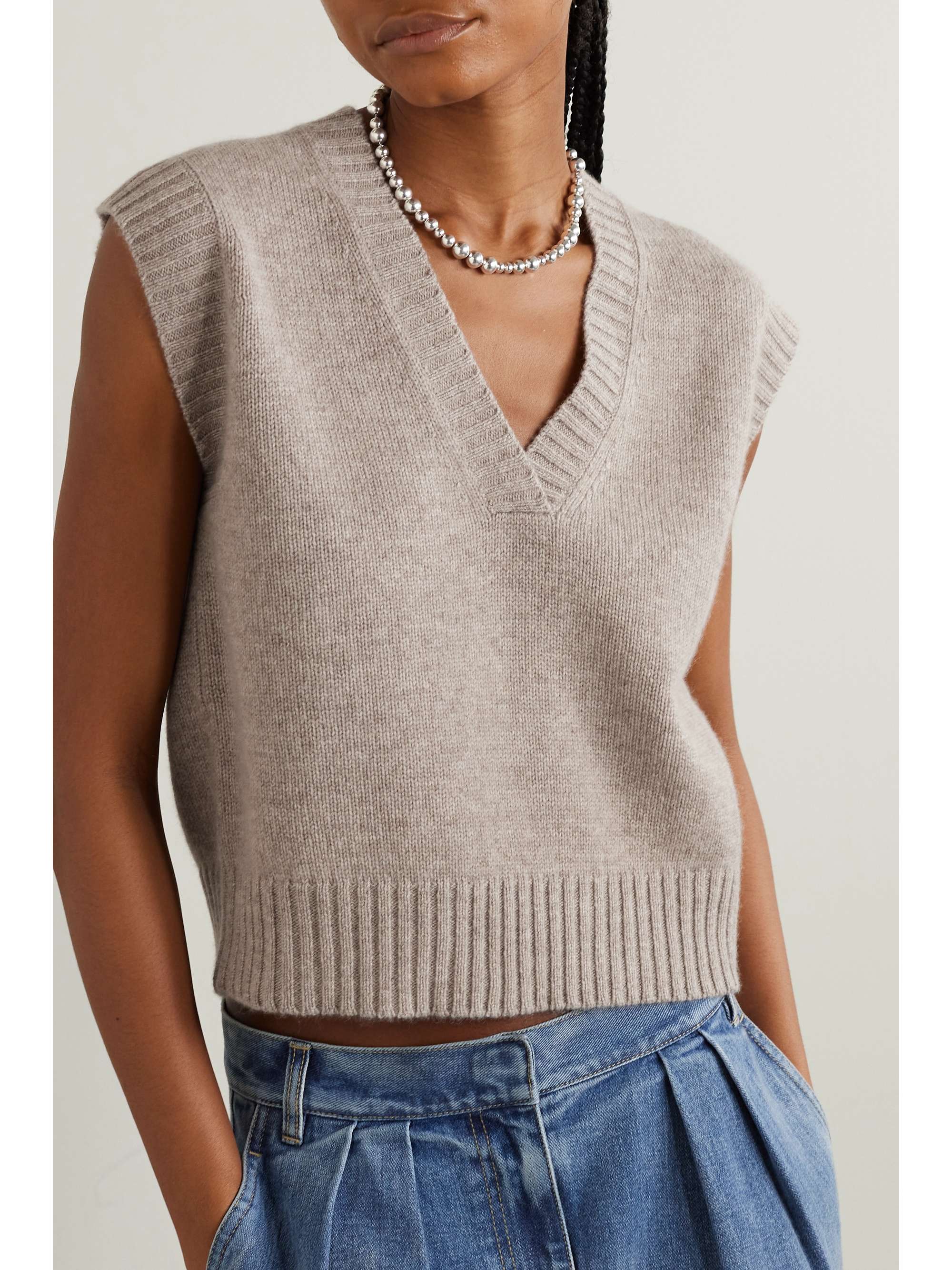 ALLUDE Cashmere vest | NET-A-PORTER
