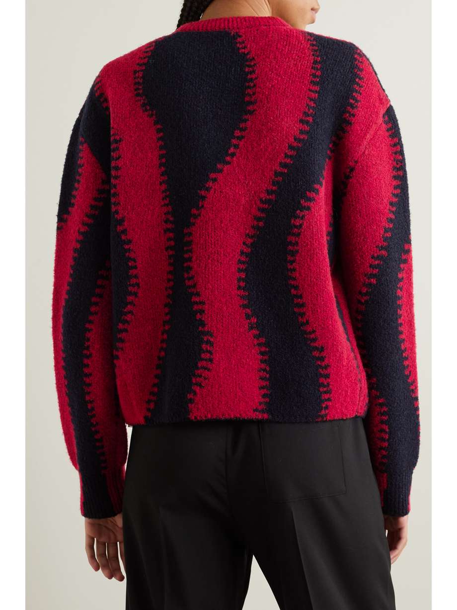 LOEWE Wool-blend jacquard sweater | NET-A-PORTER