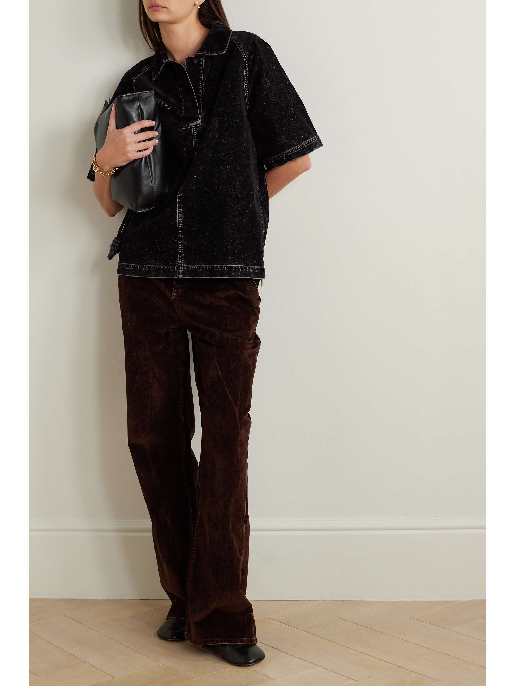 LOEWE Cotton-blend polo shirt | NET-A-PORTER