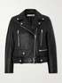 ACNE STUDIOS Belted leather biker jacket | NET-A-PORTER