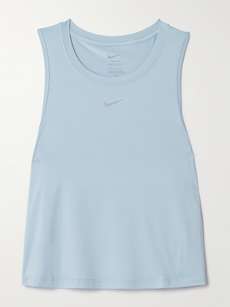 Sky blue Cropped Dri-FIT tank | NIKE | NET-A-PORTER