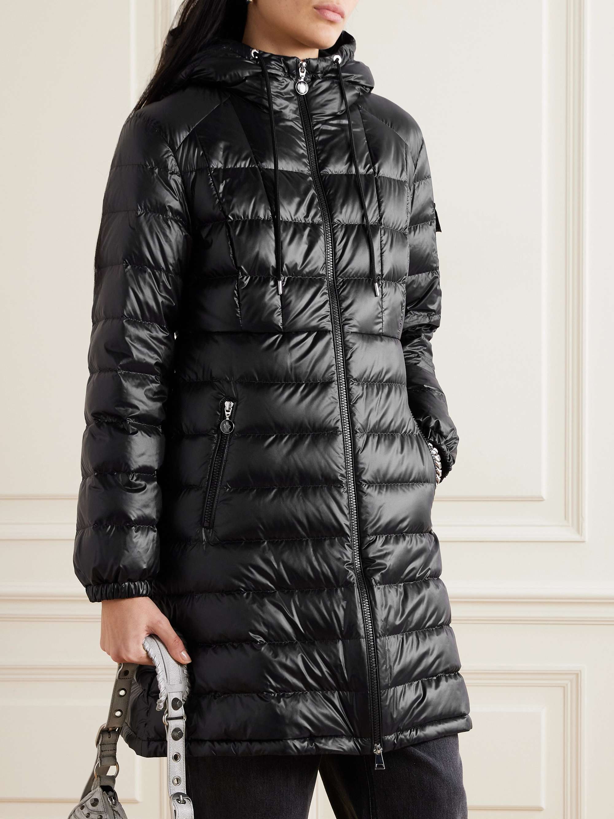 MONCLER Amintore quilted shell hooded down parka | NET-A-PORTER