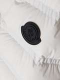 MONCLER Appliquéd webbing-trimmed quilted shell down jacket | NET-A-PORTER