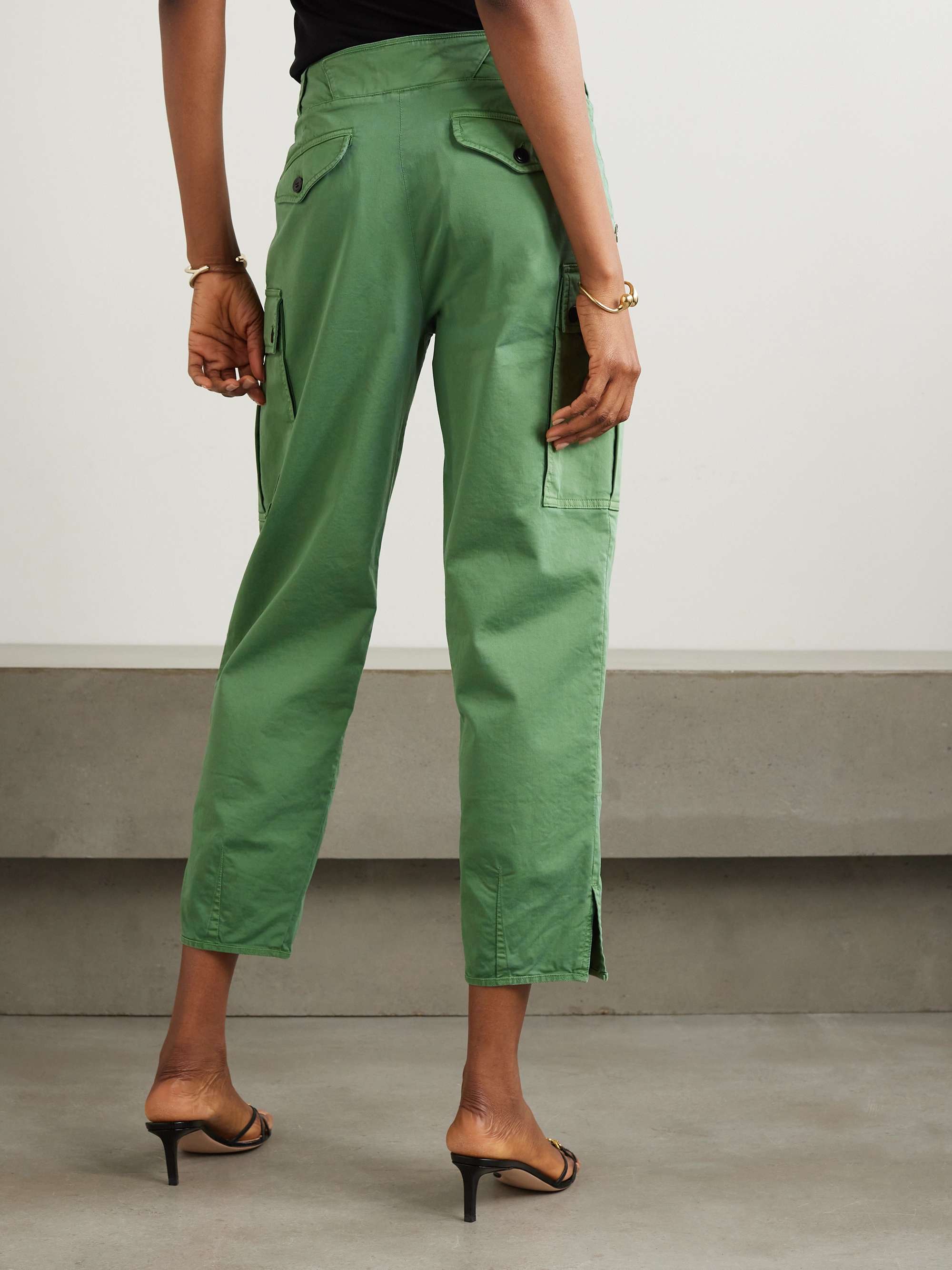 TOM FORD Tapered stretch-cotton twill cargo pants | NET-A-PORTER