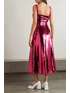 MOLLY GODDARD Miranda sequined tulle midi dress | NET-A-PORTER
