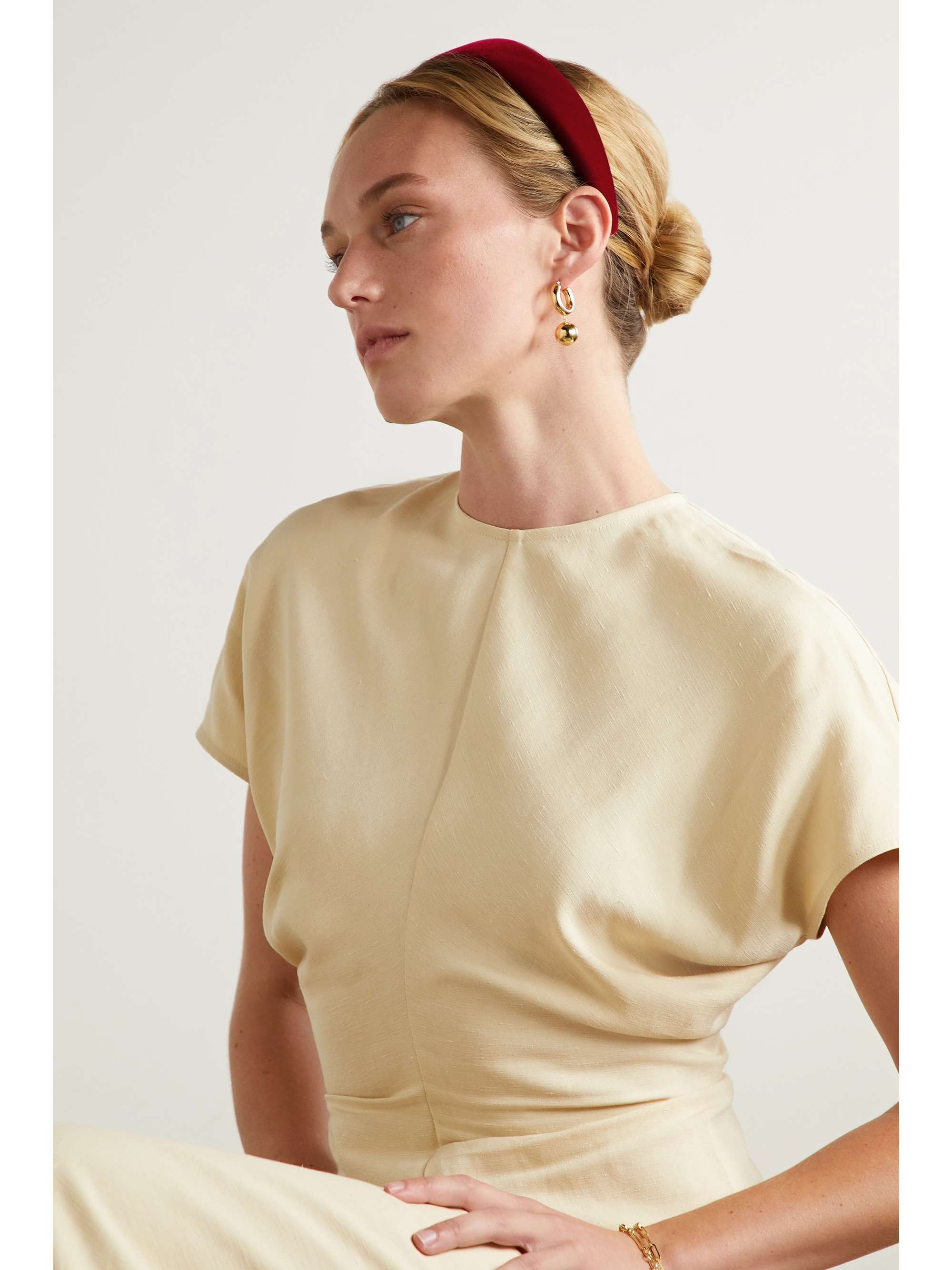 JENNIFER BEHR Kate velvet headband | NET-A-PORTER