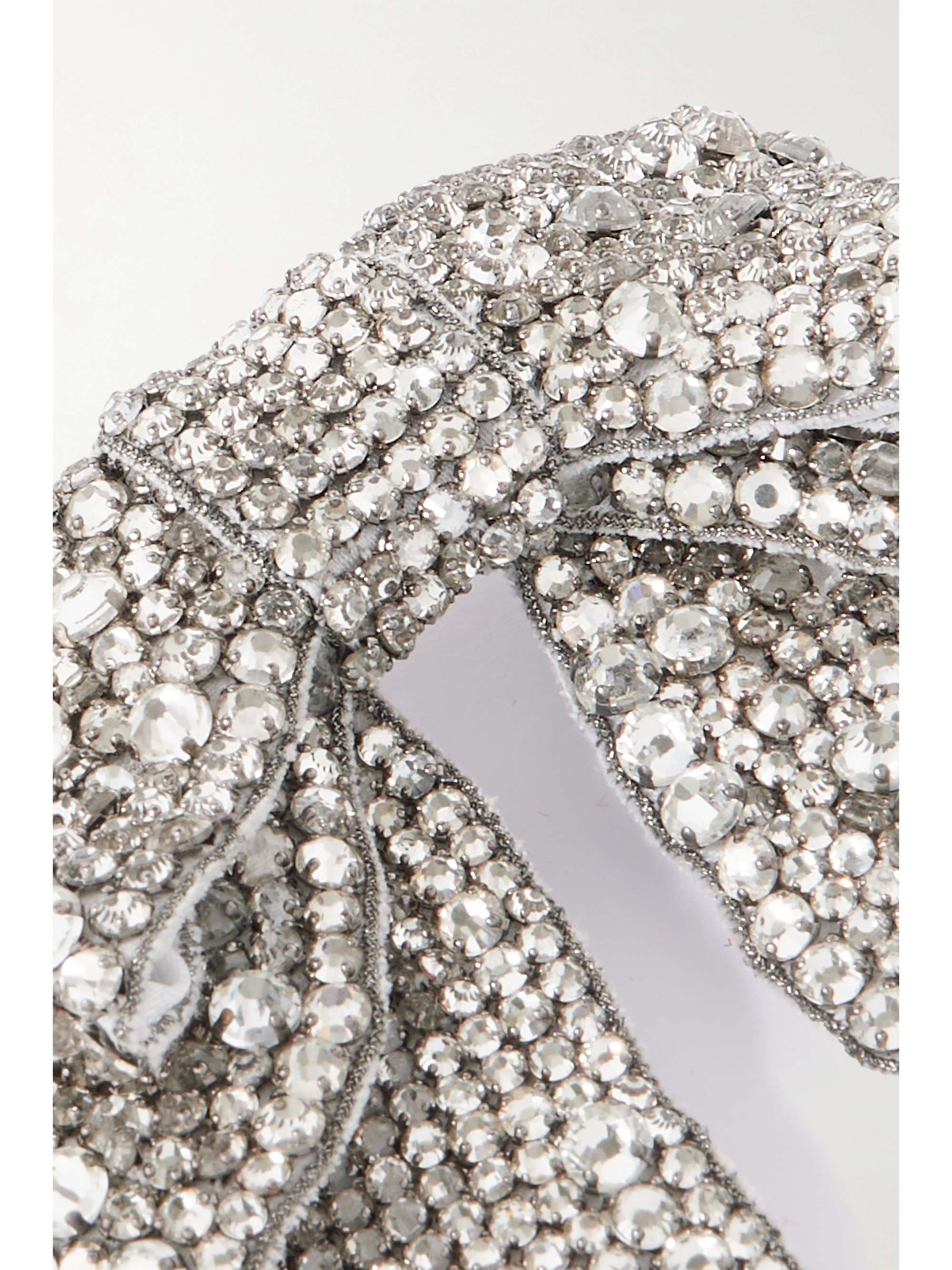JENNIFER BEHR Belle crystal-embellished satin hair clip | NET-A-PORTER