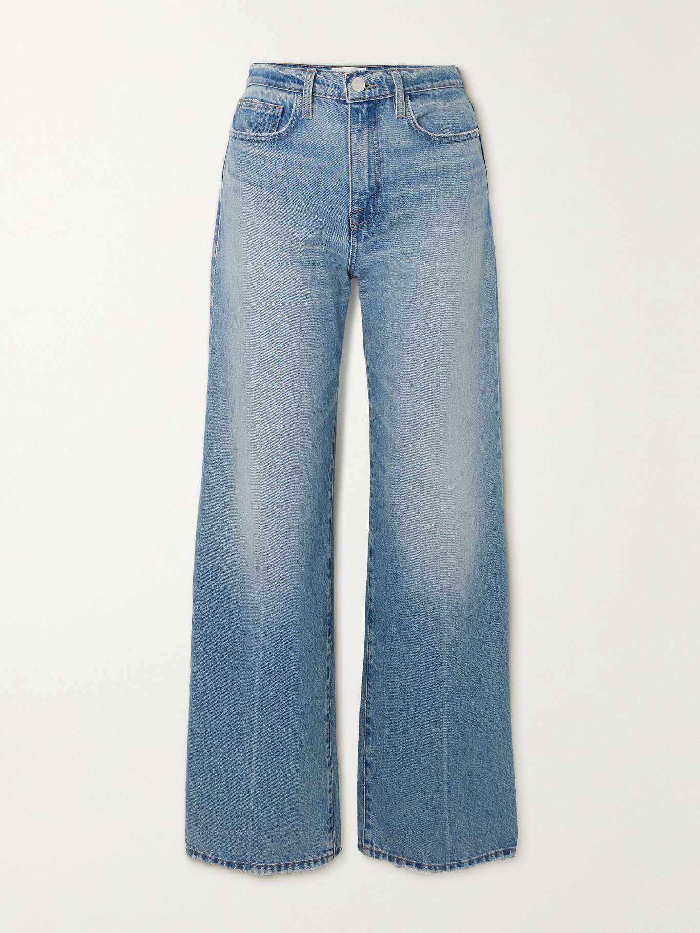 FRAME + NET SUSTAIN Le Jane high-rise wide-leg jeans | NET-A-PORTER