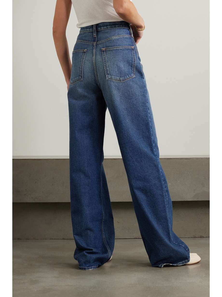 FRAME + NET SUSTAIN The 1978 high-rise straight-leg jeans | NET-A-PORTER