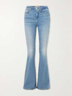 FRAME Le High Flare high-rise flared jeans | NET-A-PORTER