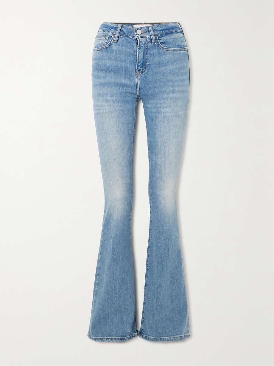 FRAME Le High Flare high-rise flared jeans | NET-A-PORTER