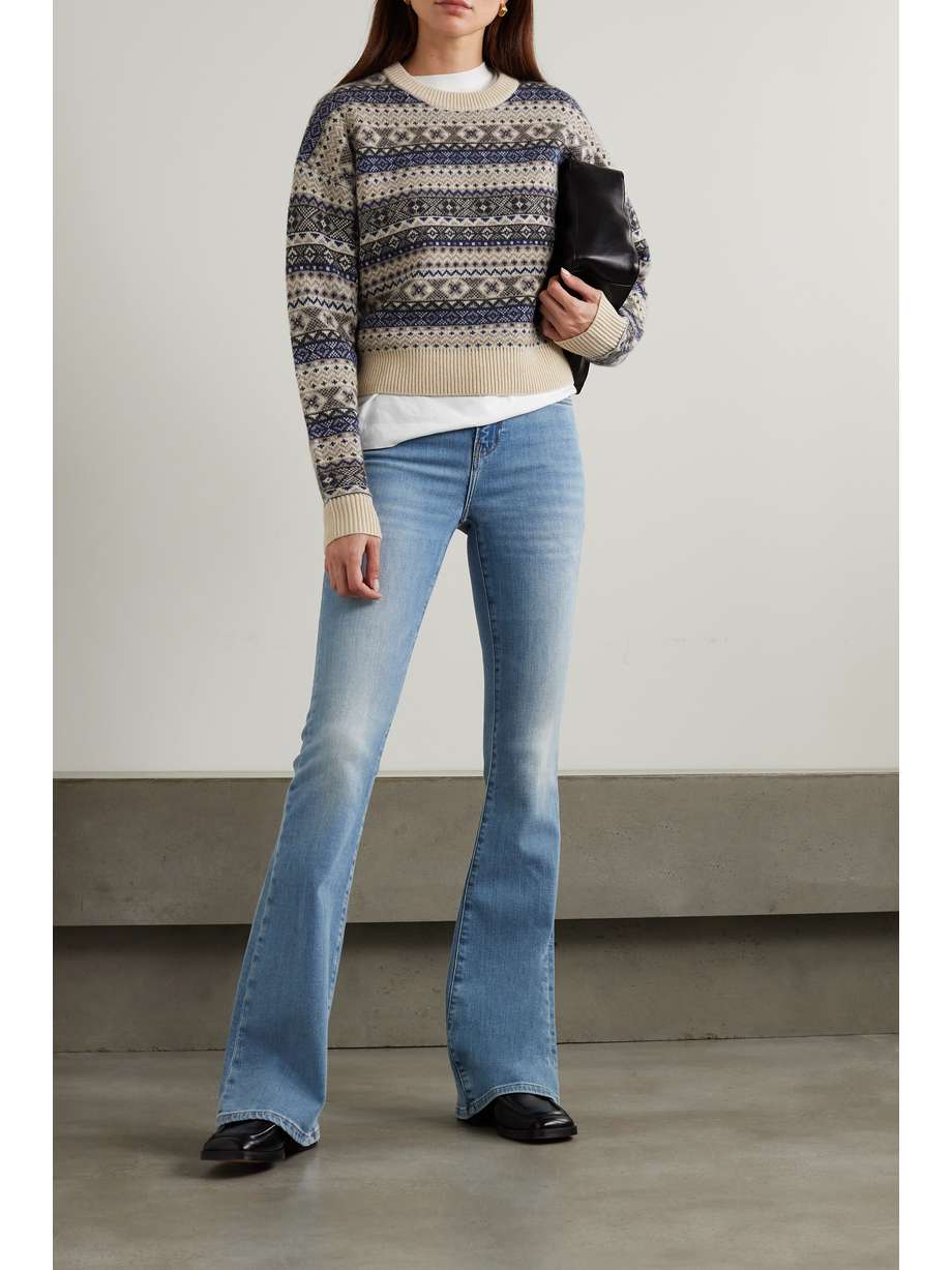 FRAME Le High Flare high-rise flared jeans | NET-A-PORTER