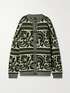 ETRO Oversized wool-blend jacquard cardigan | NET-A-PORTER