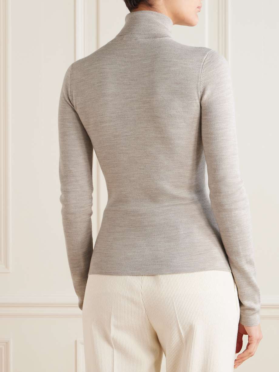 GABRIELA HEARST May wool, cashmere and silk-blend turtleneck sweater ...