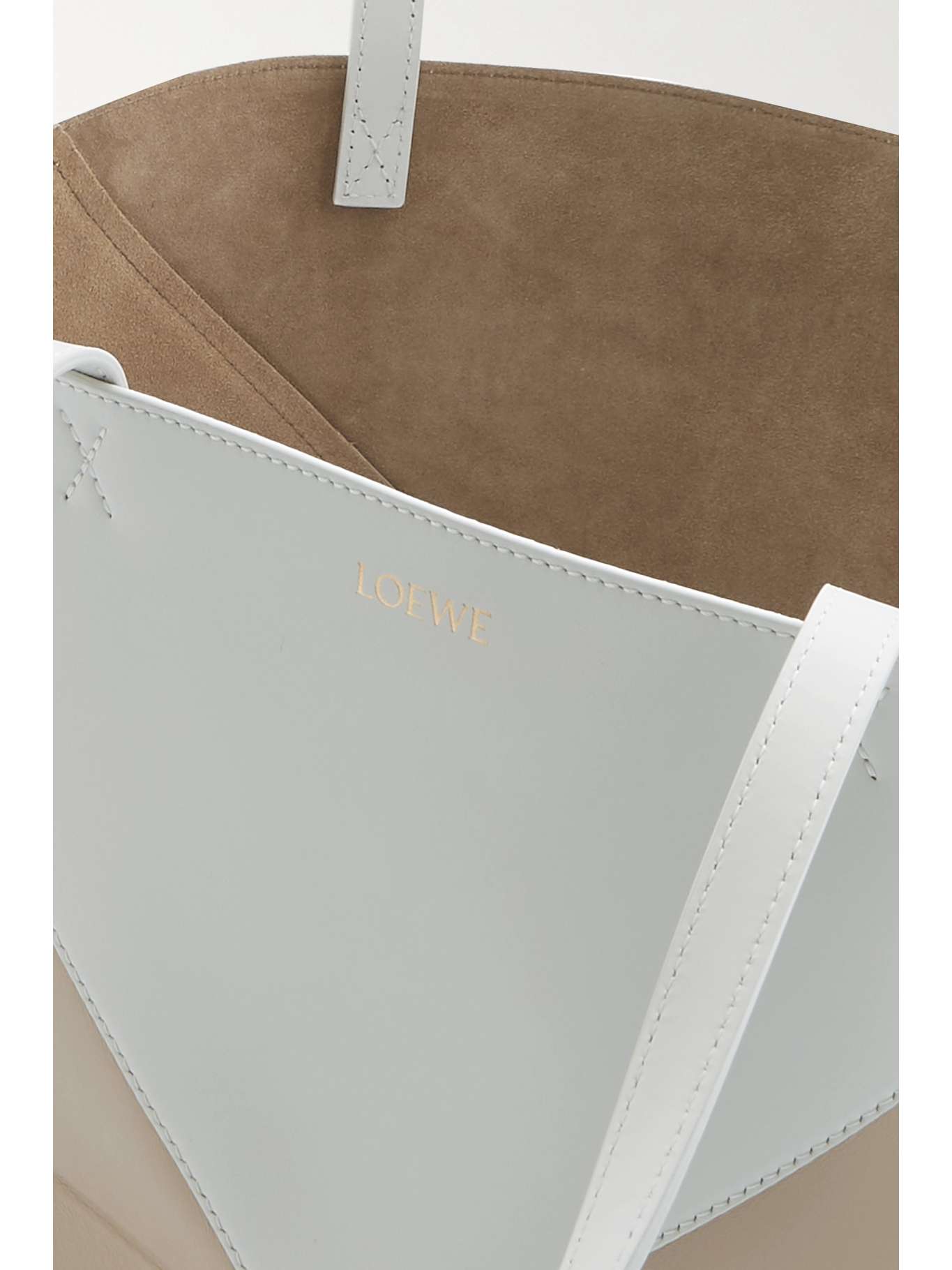 LOEWE Puzzle Fold convertible medium two-tone leather tote bag | NET-A ...