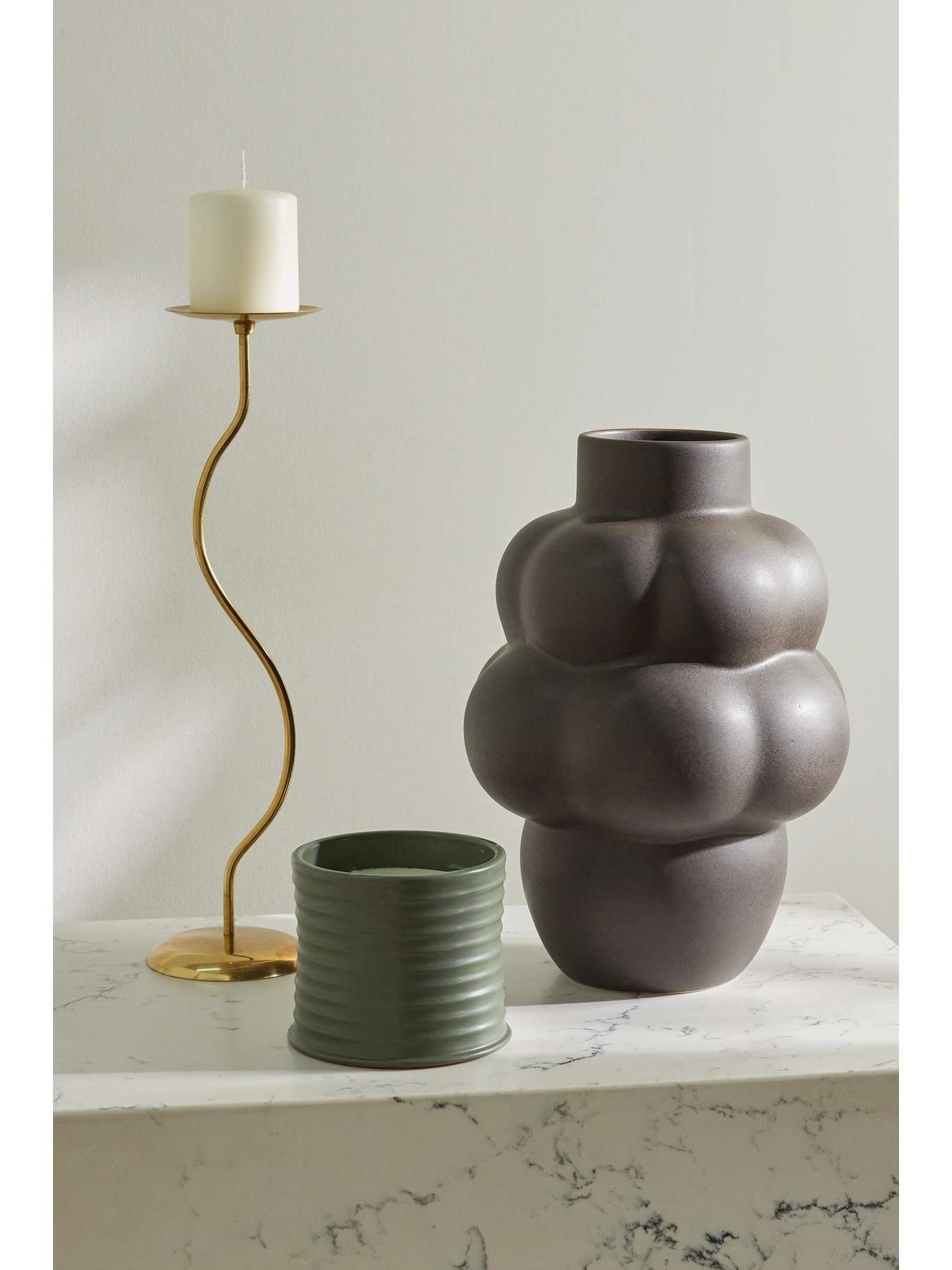LOUISE ROE 04 Balloon ceramic vase | NET-A-PORTER