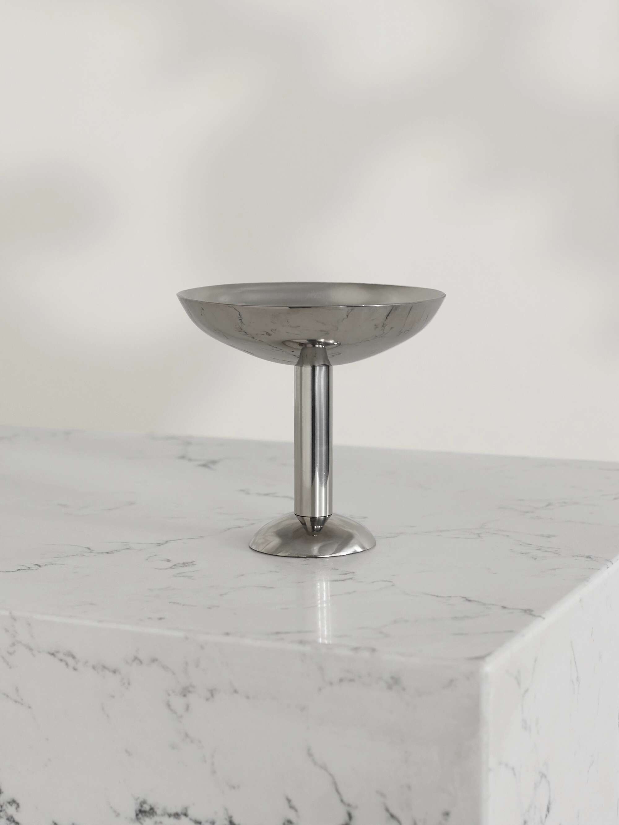 LOUISE ROE Polished stainless steel champagne coupe | NET-A-PORTER