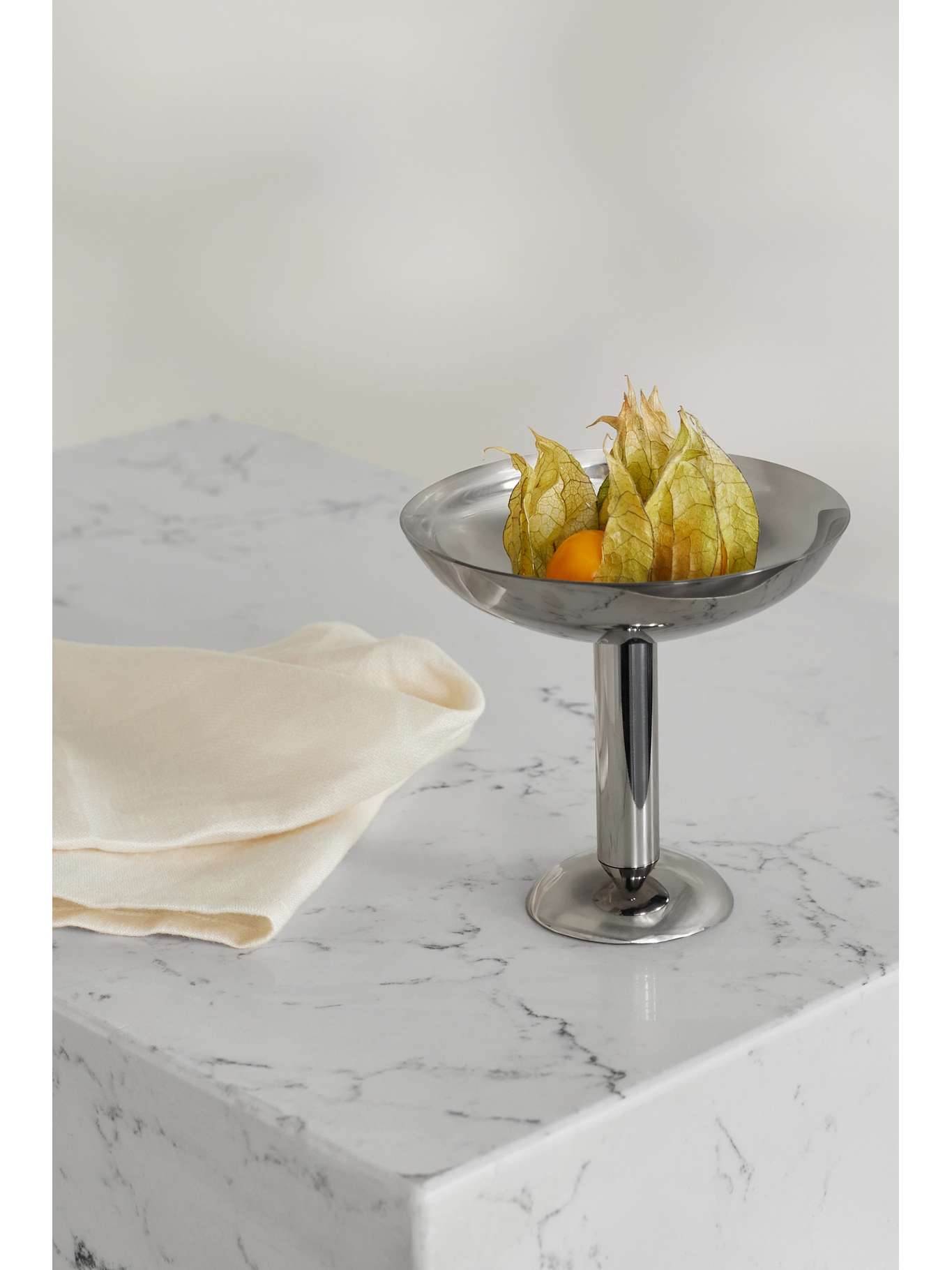 LOUISE ROE Polished stainless steel champagne coupe | NET-A-PORTER