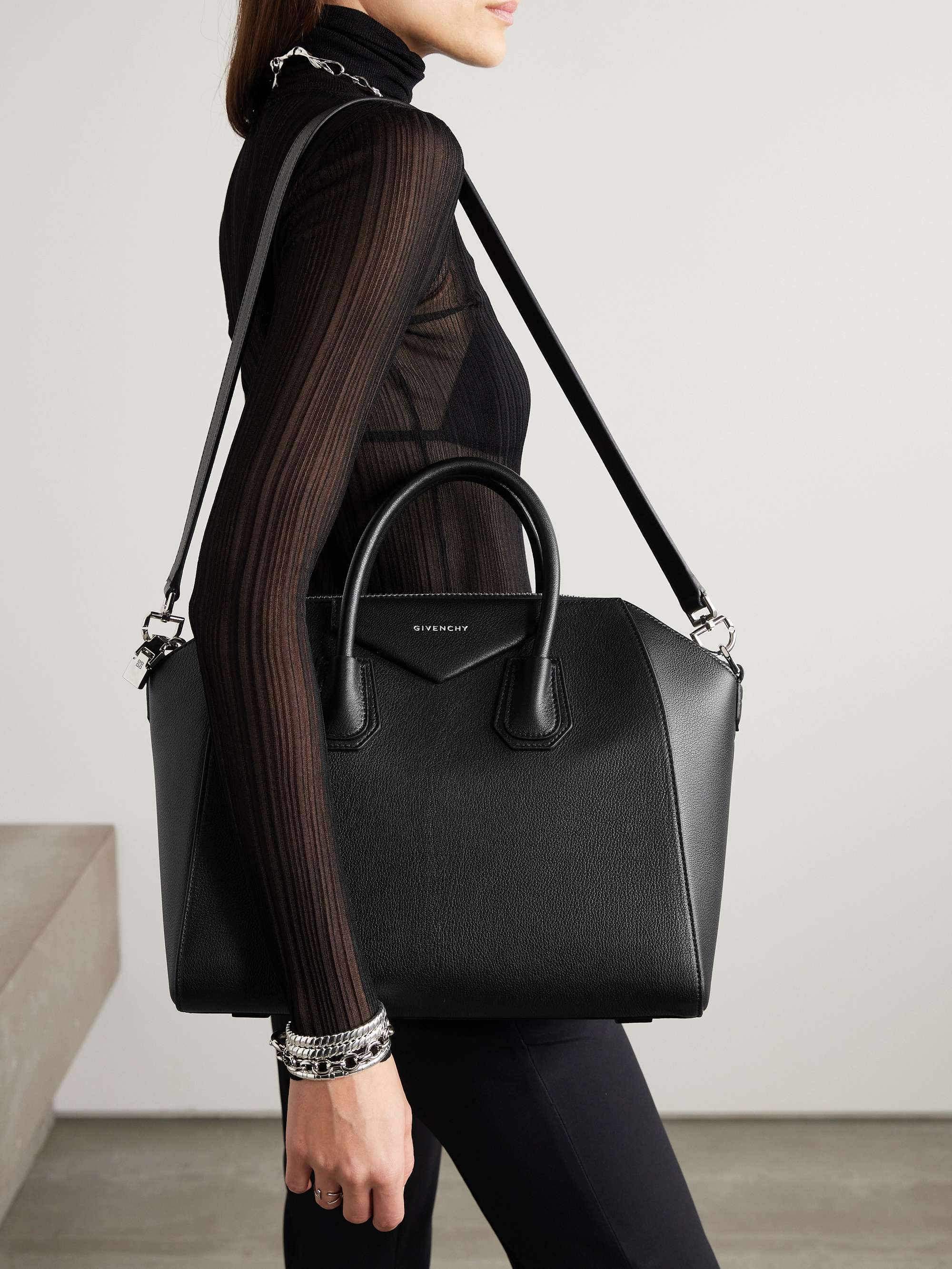 GIVENCHY Antigona medium textured-leather tote | NET-A-PORTER