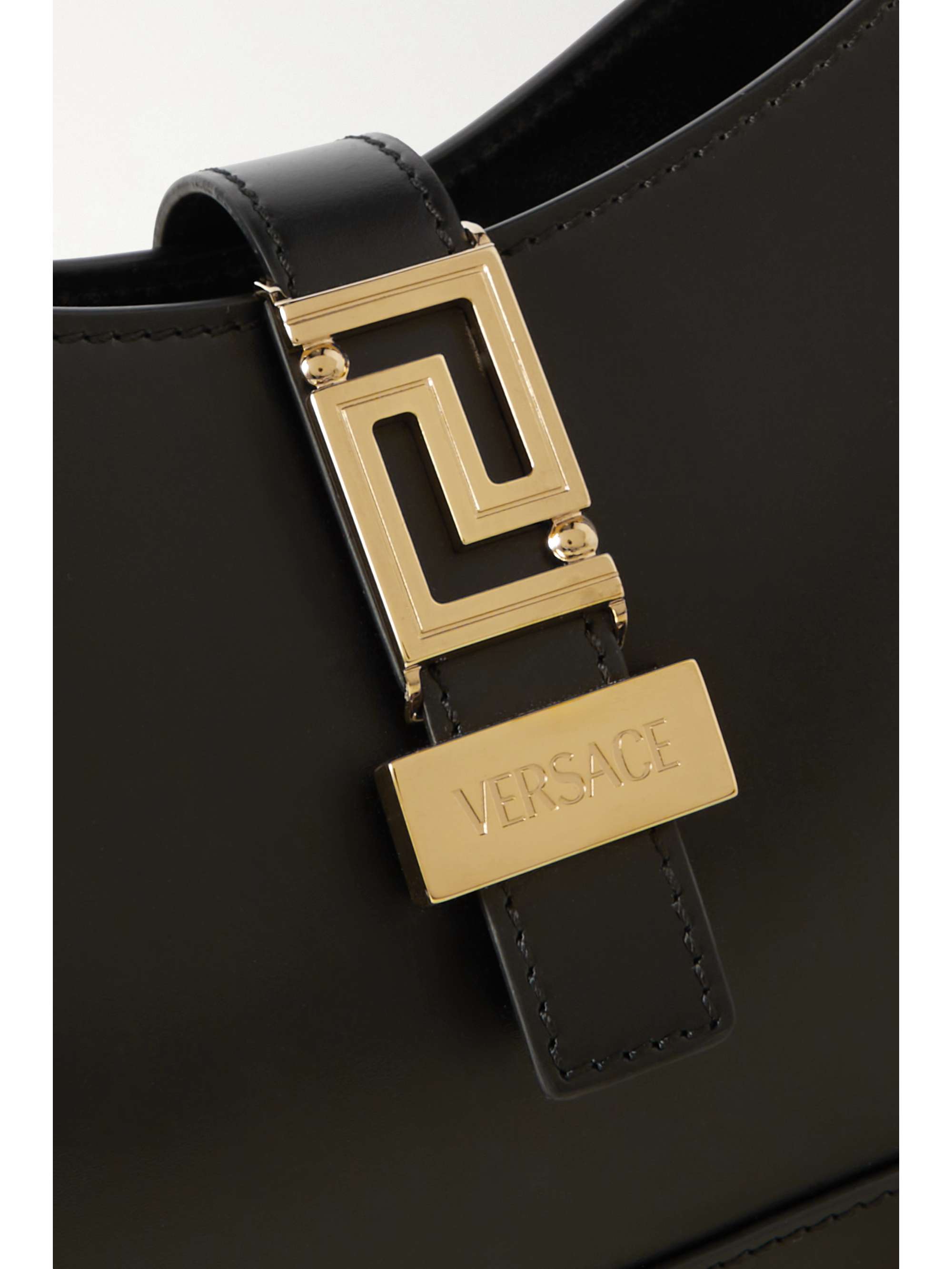 VERSACE Small leather shoulder bag | NET-A-PORTER