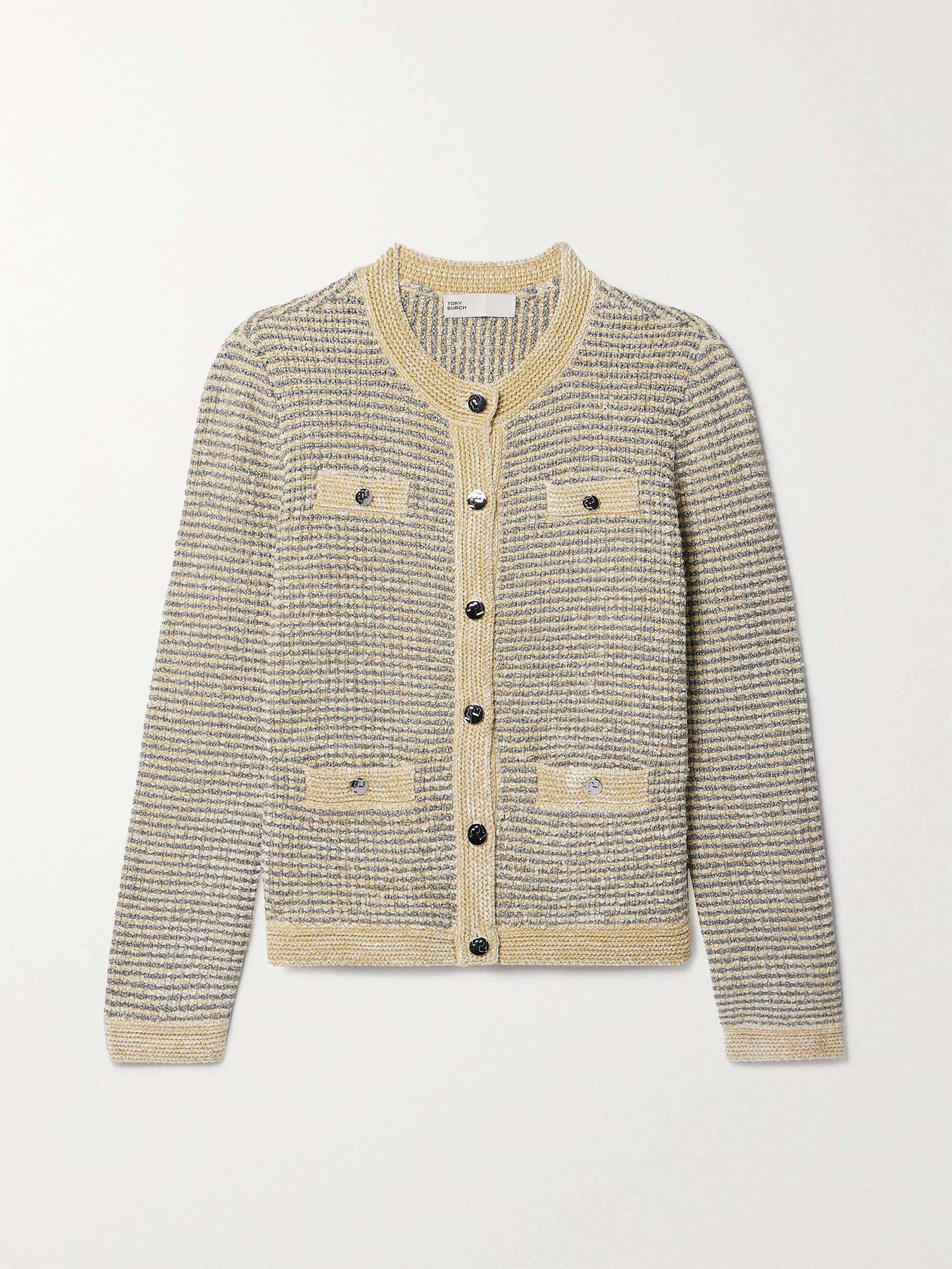 TORY BURCH Kendra metallic chenille jacket | NET-A-PORTER