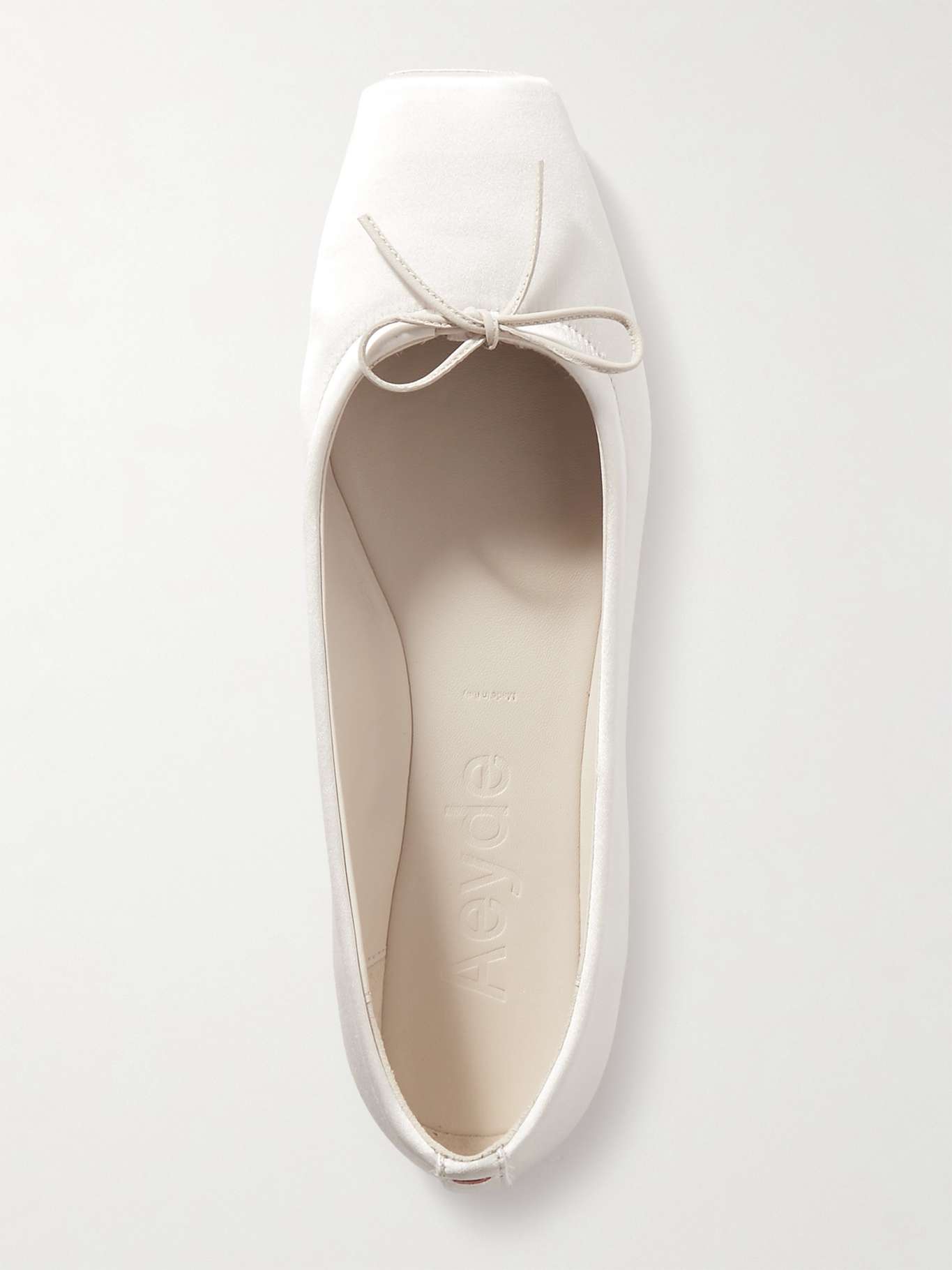 AEYDE Gabriella satin ballet flats | NET-A-PORTER