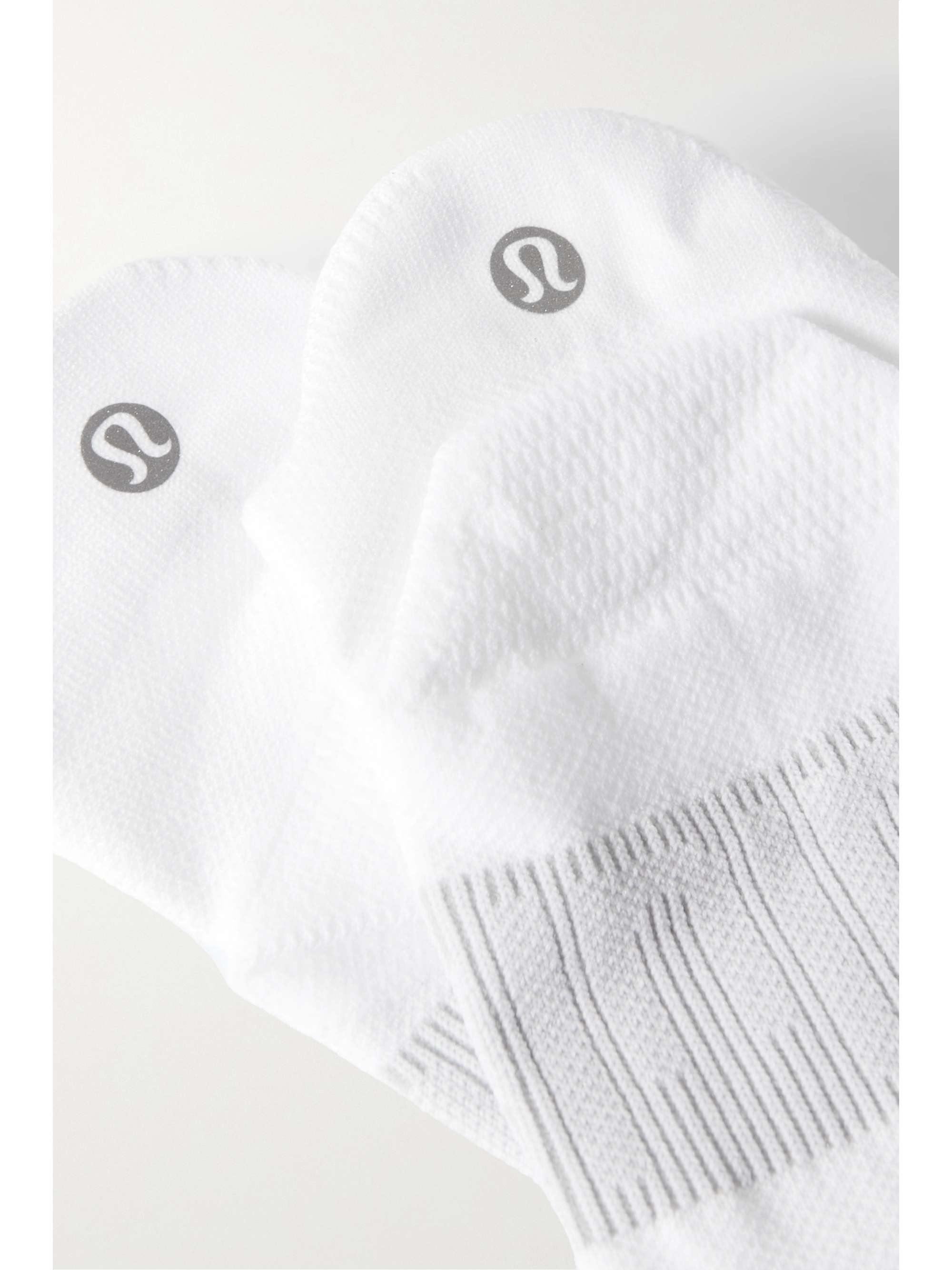 LULULEMON Power Stride Tab set of three stretch-knit socks | NET-A-PORTER
