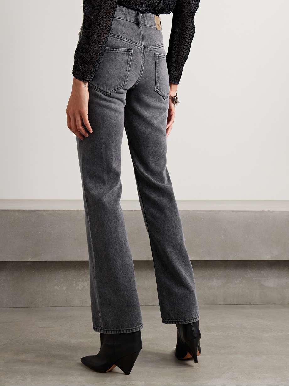 ISABEL MARANT Belvira high-rise straight-leg jeans | NET-A-PORTER